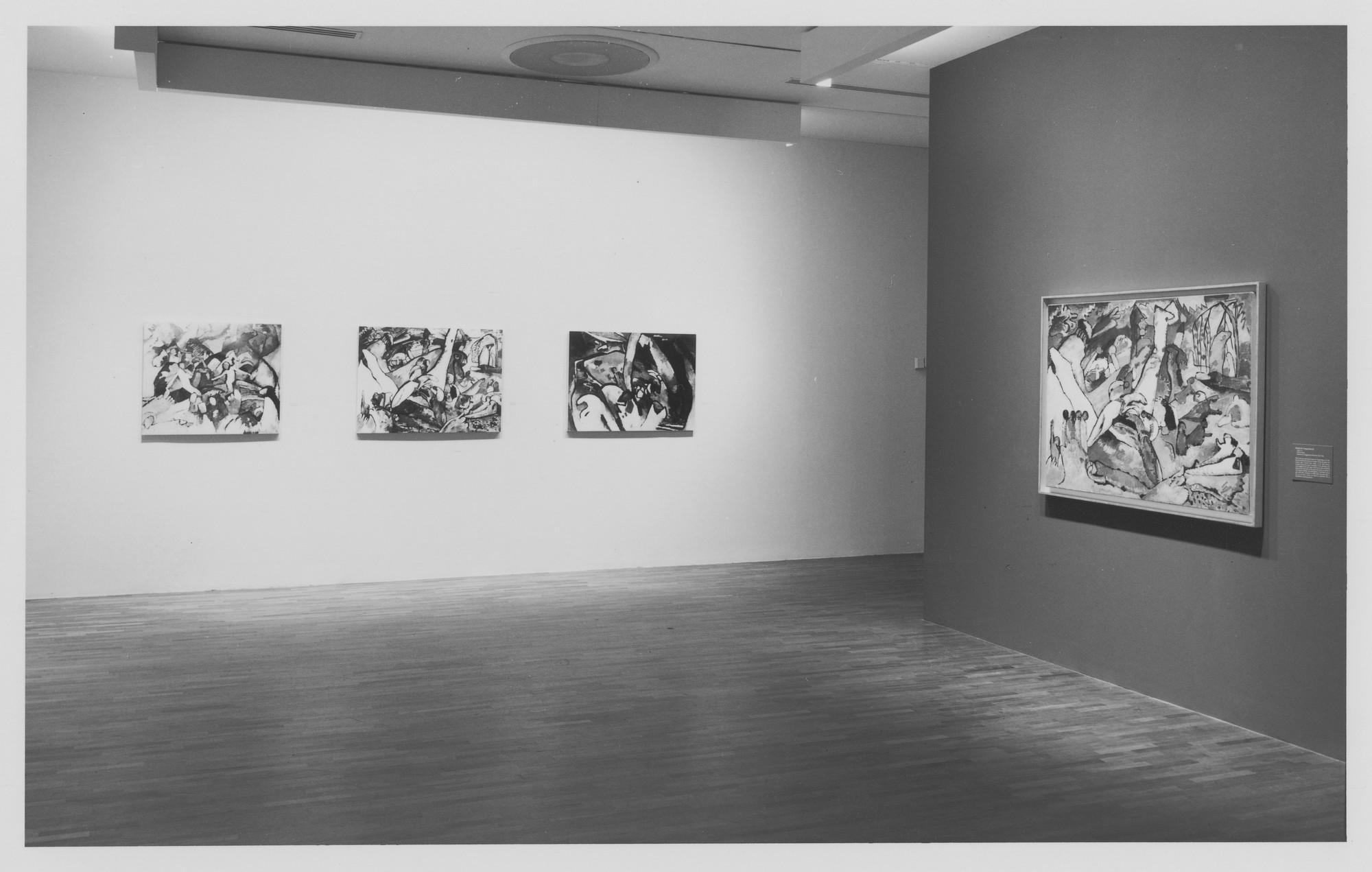 Installation view of the exhibition "Kandinsky: Compositions" | MoMA
