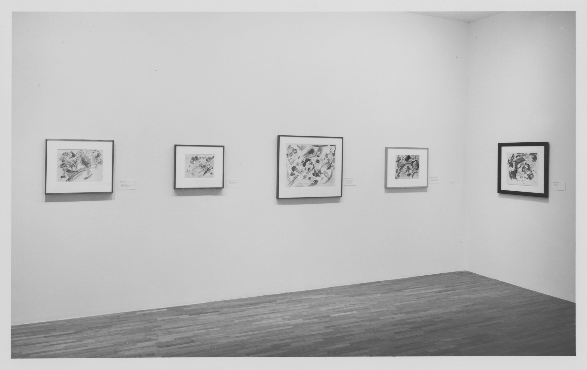 Installation view of the exhibition "Kandinsky: Compositions" | MoMA