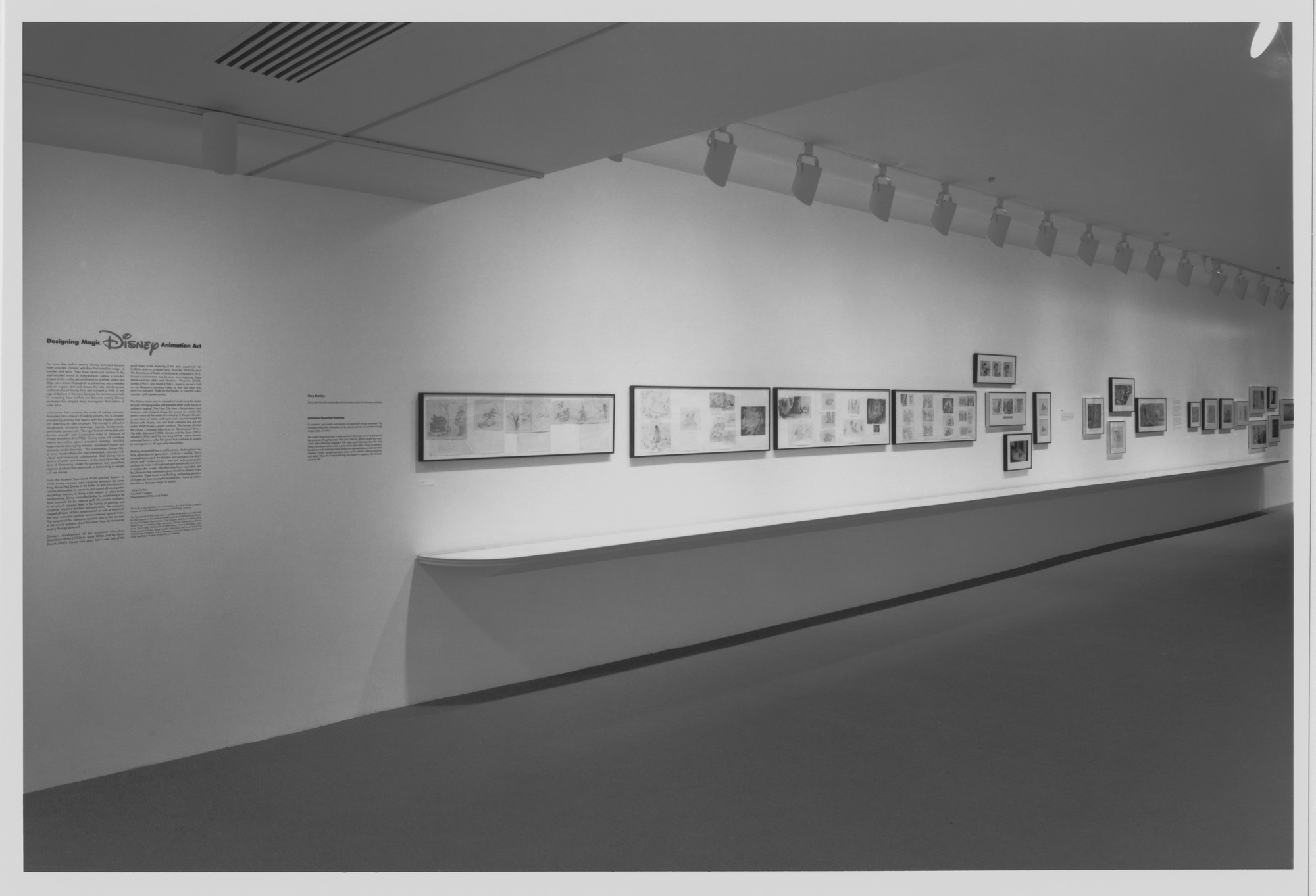 Installation view of the exhibition "Designing Magic: Disney Animation ...