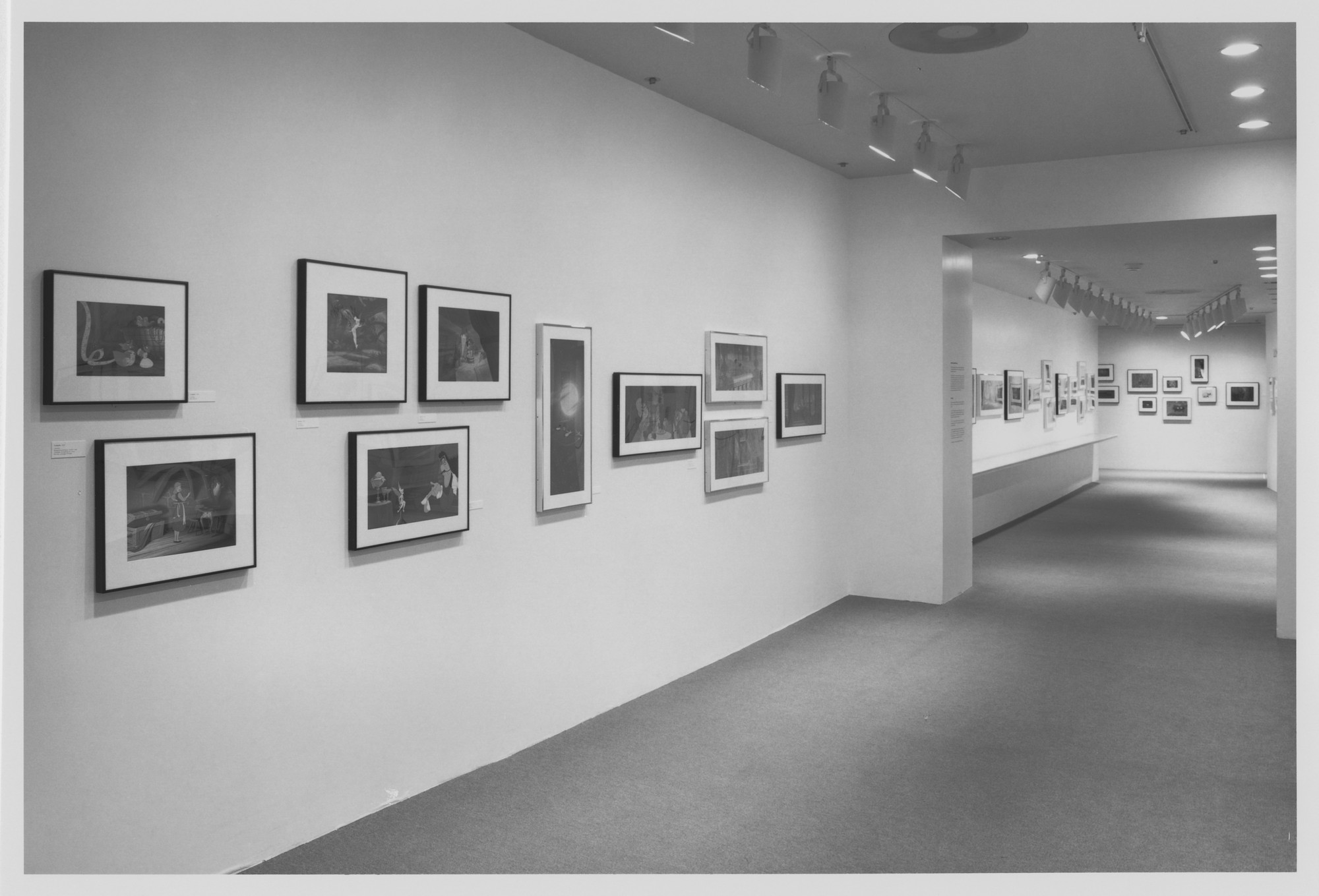 Installation view of the exhibition "Designing Magic: Disney Animation ...