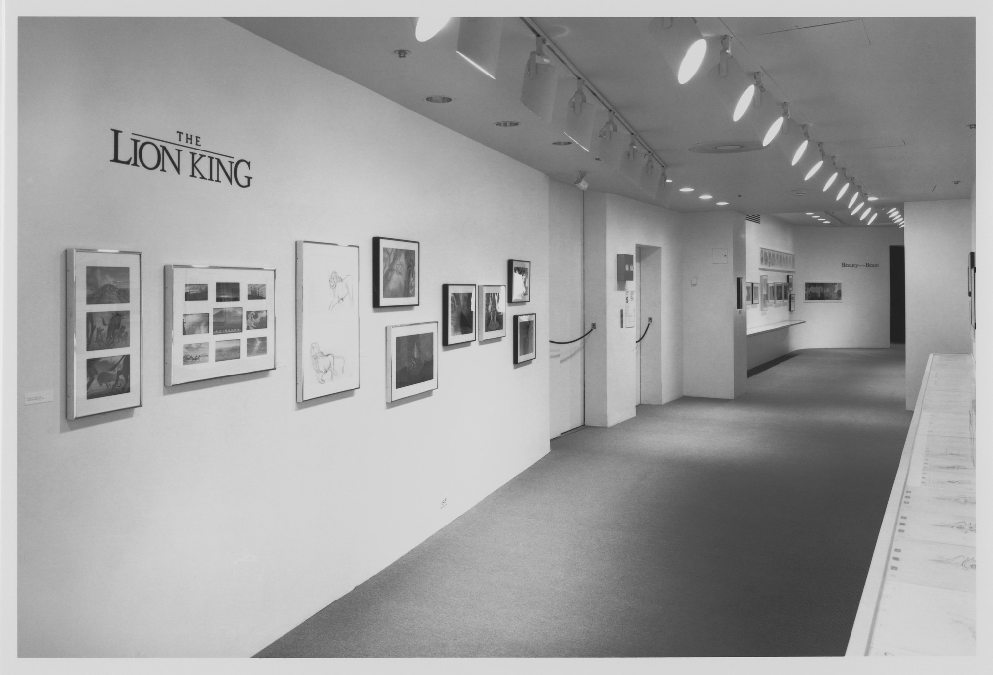 Installation view of the exhibition "Designing Magic: Disney Animation ...