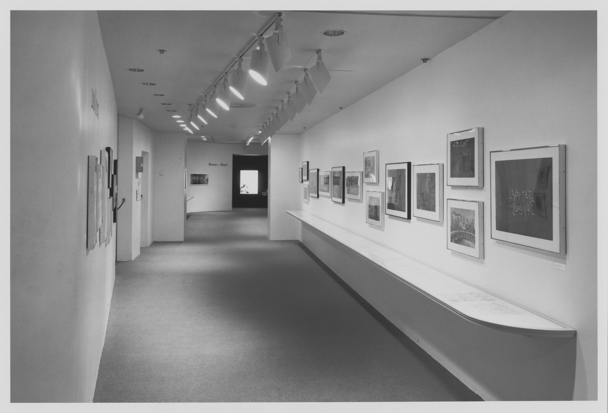 Installation view of the exhibition "Designing Magic: Disney Animation ...
