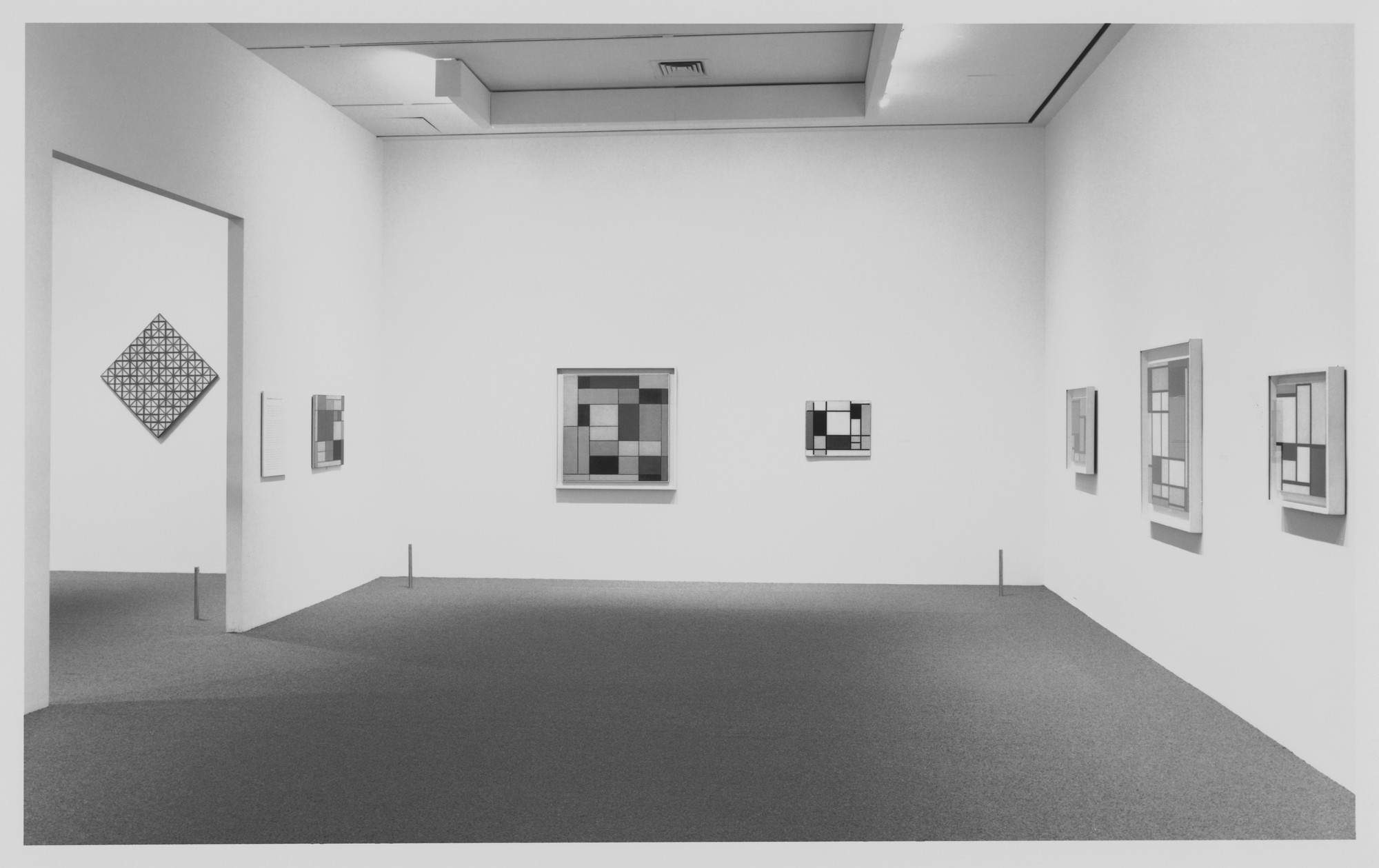 Installation view of the exhibition "Piet Mondrian: 1872-1944" | MoMA