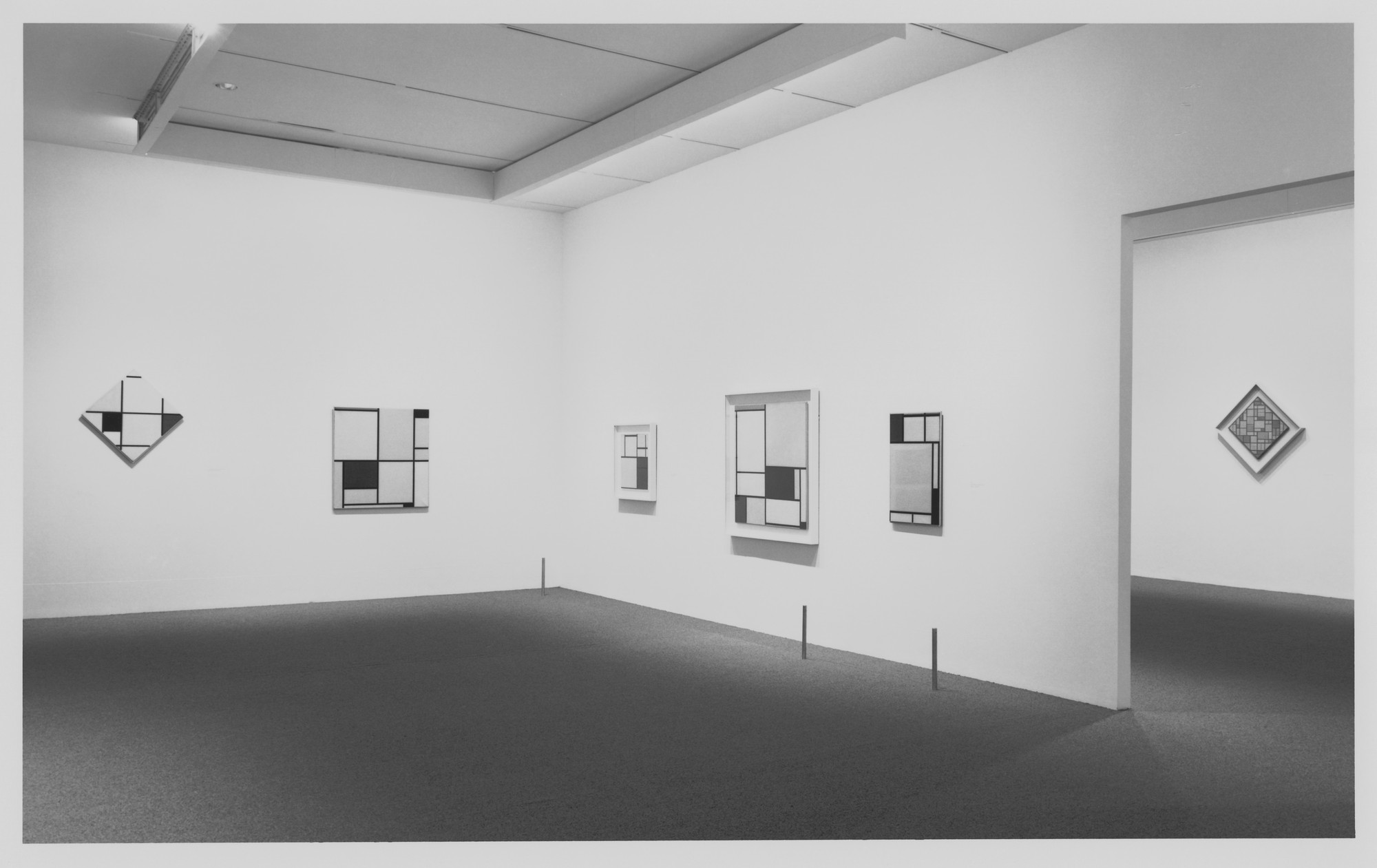 Installation view of the exhibition "Piet Mondrian: 1872-1944" | MoMA