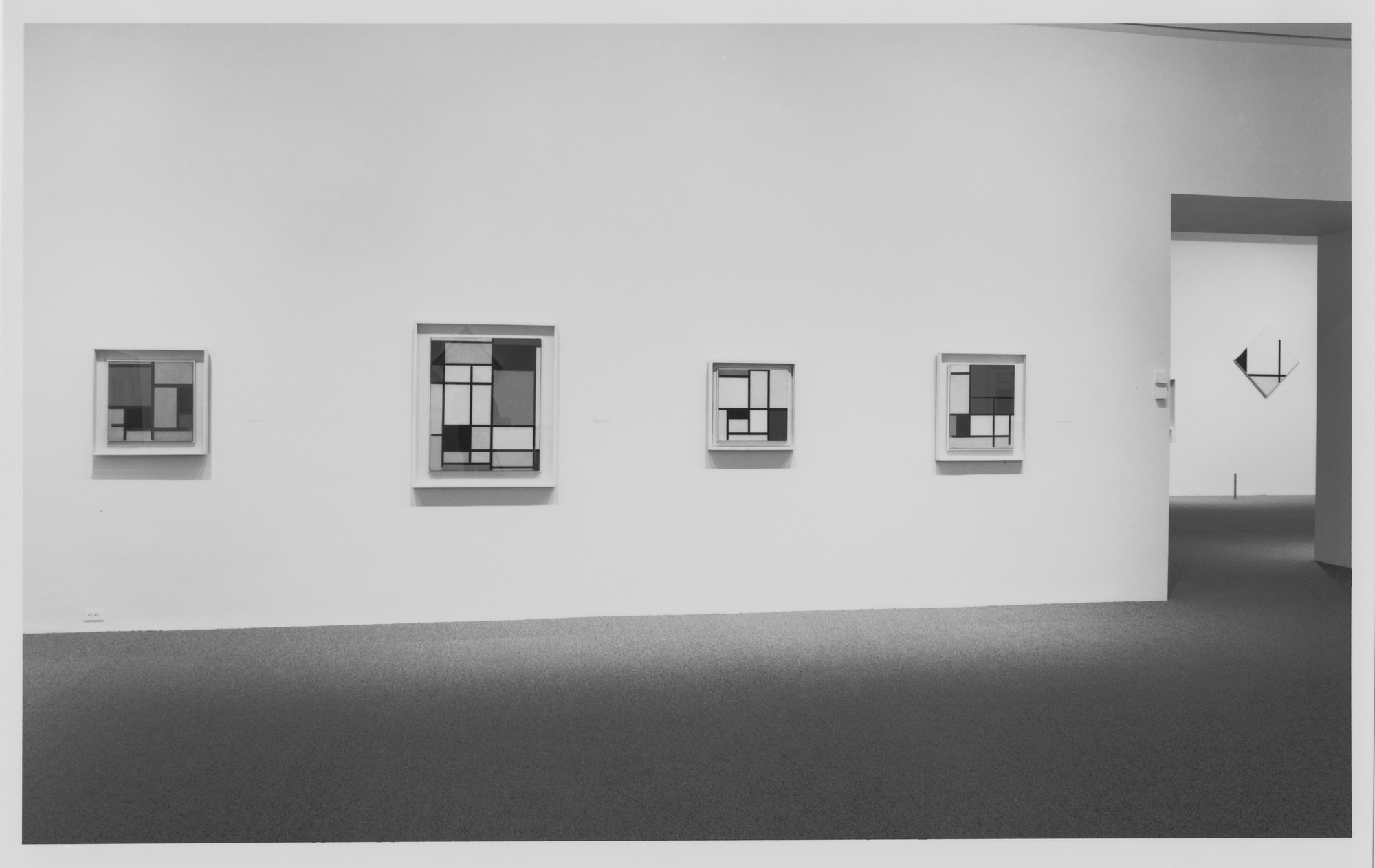 Installation view of the exhibition "Piet Mondrian: 1872-1944" | MoMA
