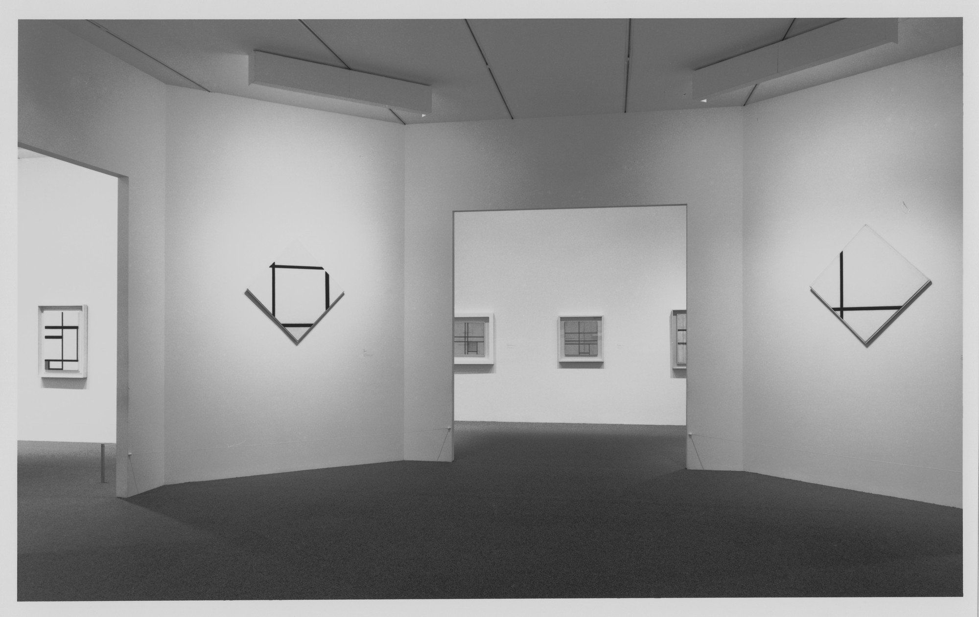 Installation view of the exhibition "Piet Mondrian: 1872-1944" | MoMA