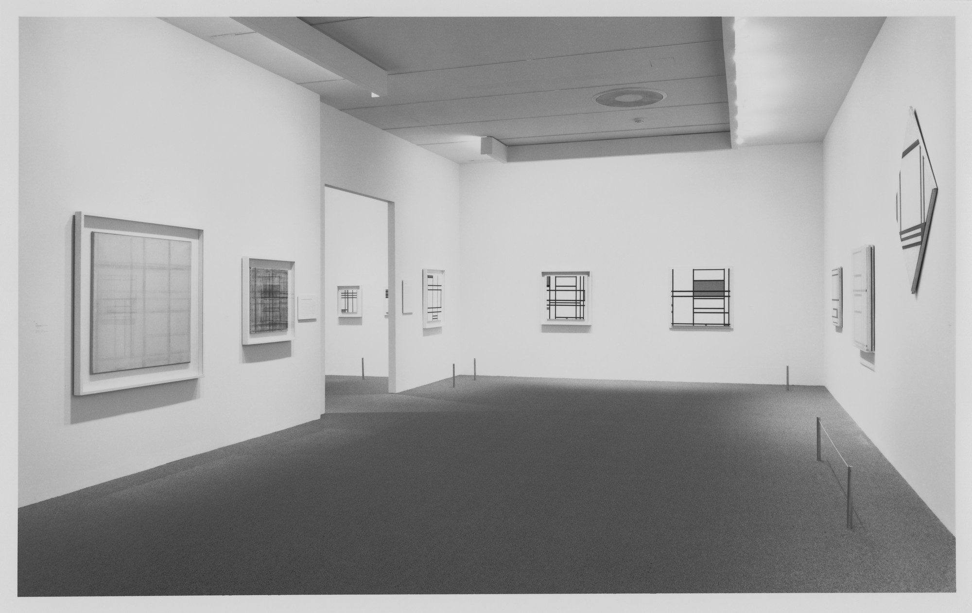 Installation view of the exhibition "Piet Mondrian: 1872-1944" | MoMA