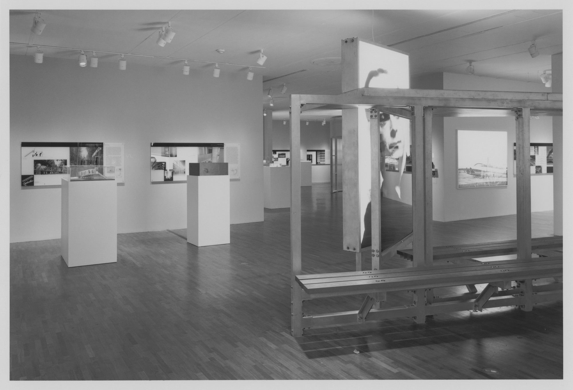 Installation view of the exhibition "Light Construction" | MoMA
