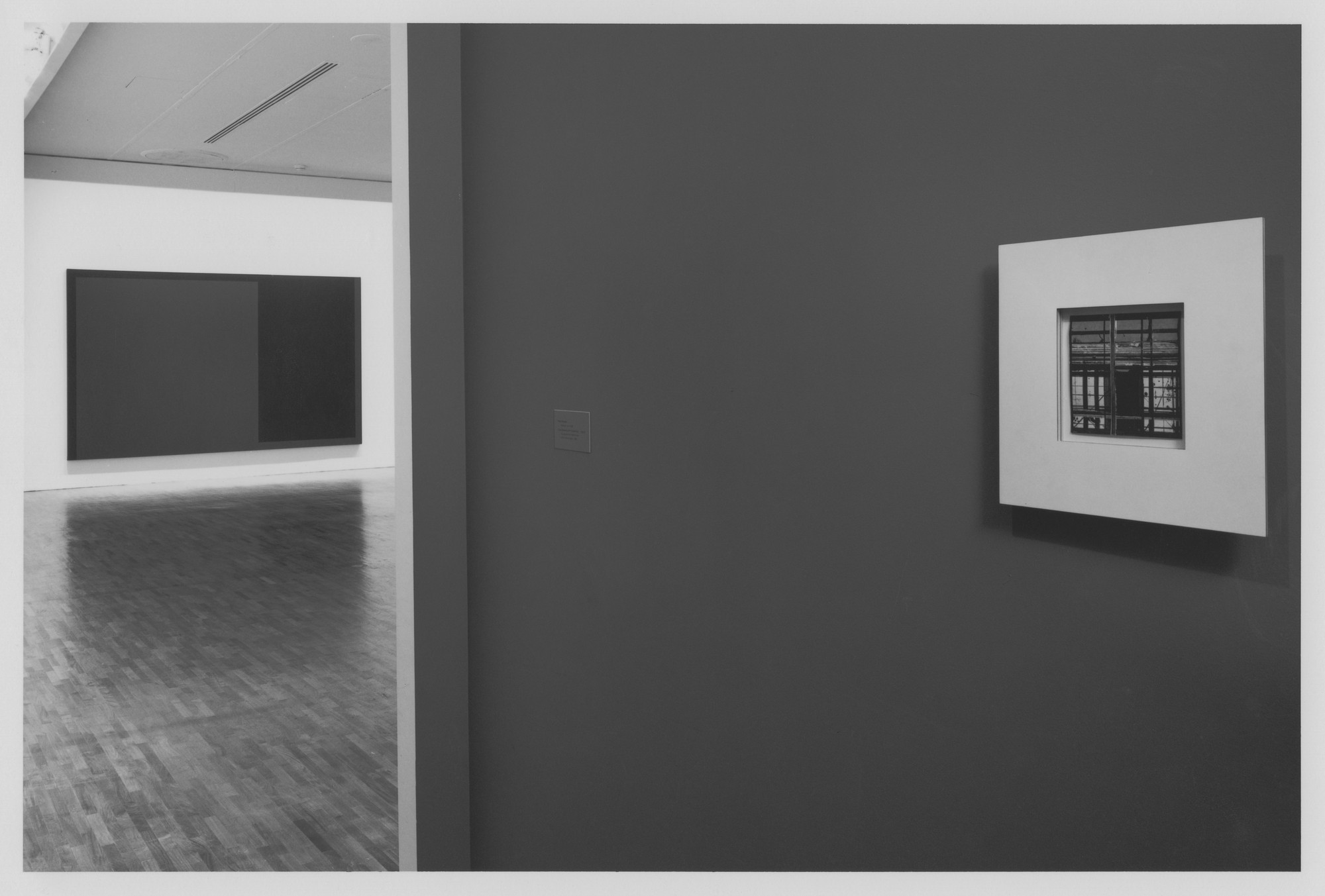 Installation view of the exhibition "From the Collection: Abstraction ...