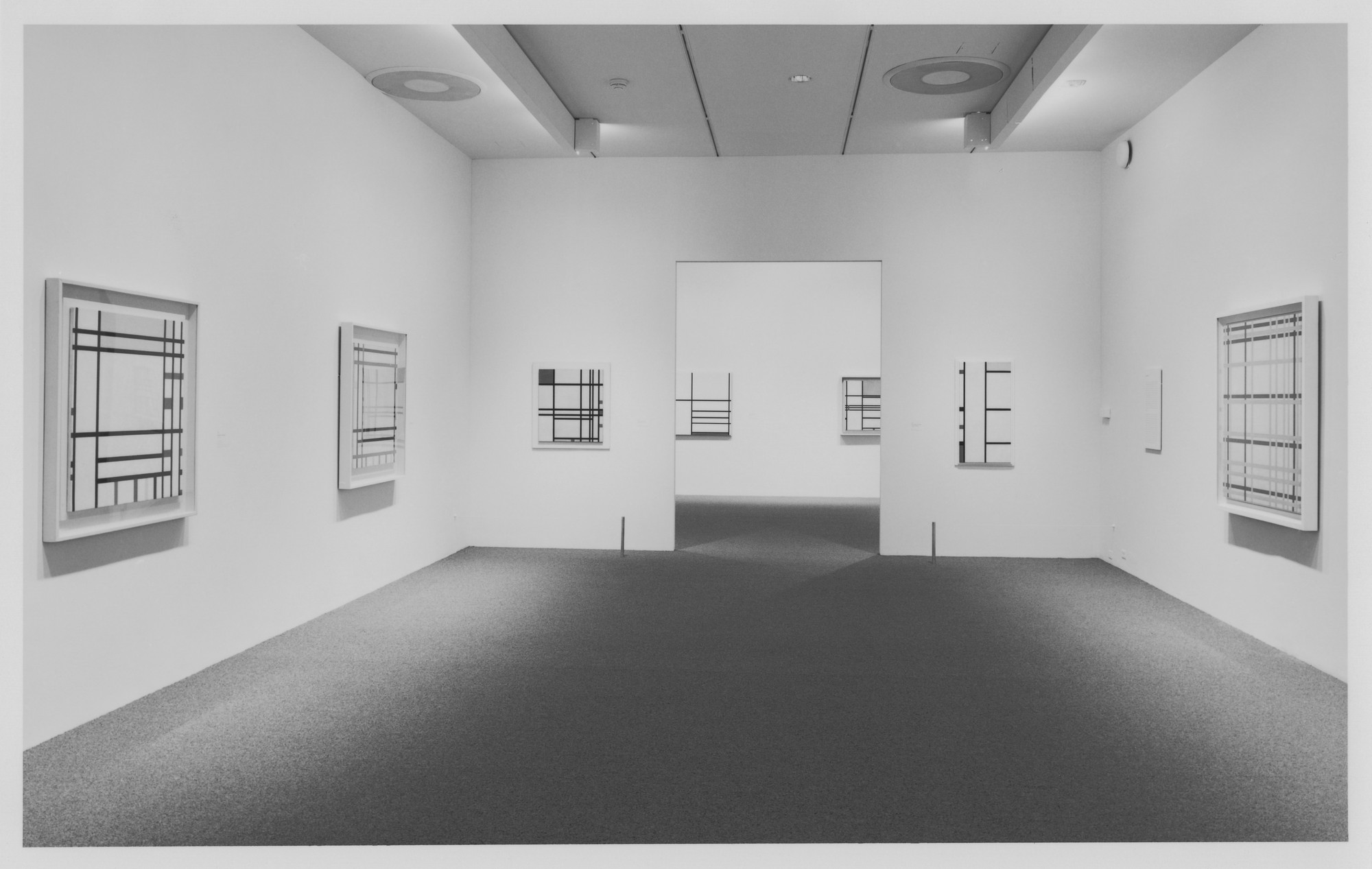 Installation view of the exhibition "Piet Mondrian: 1872-1944" | MoMA