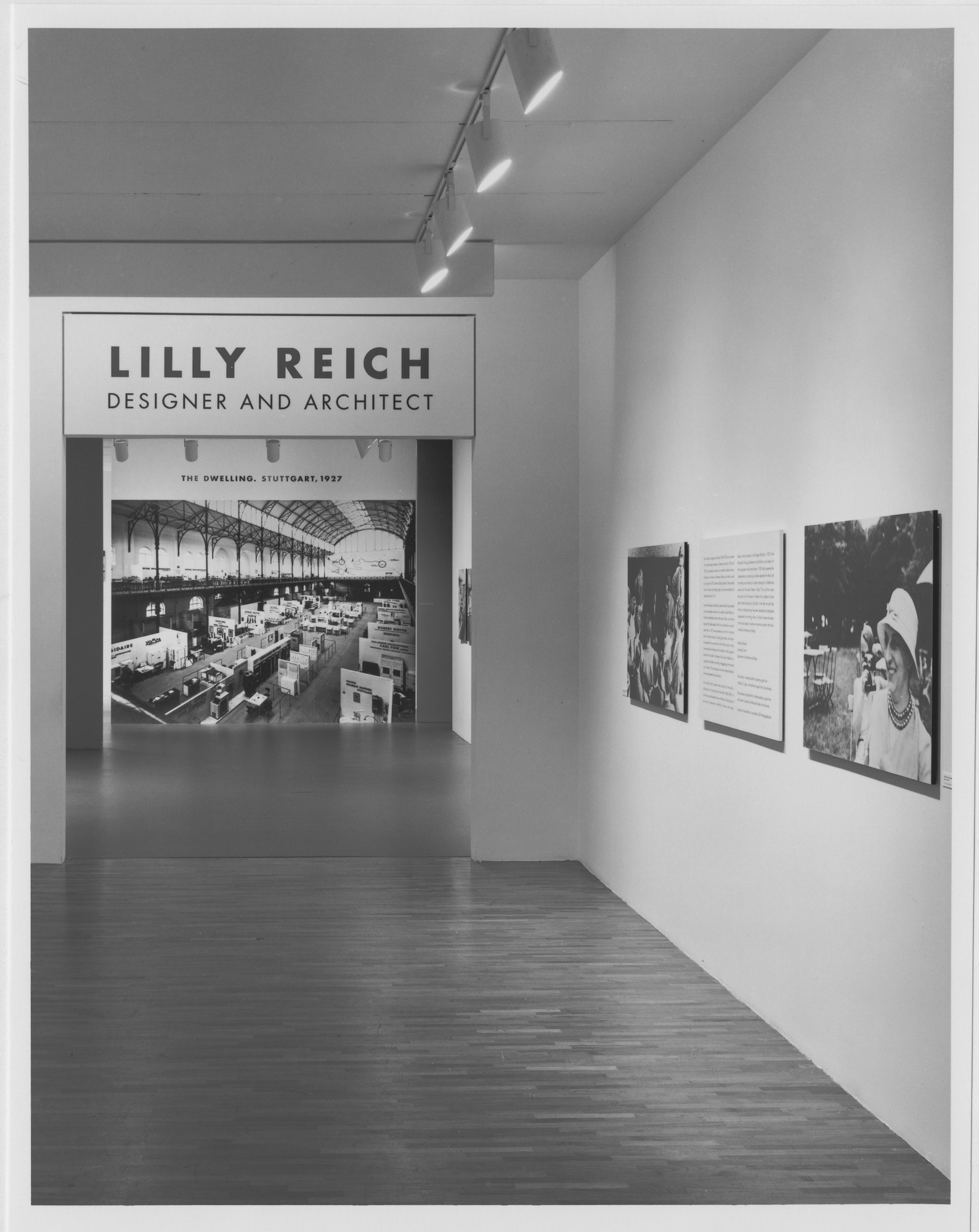 Installation view of the exhibition "Lilly Reich: Designer and ...