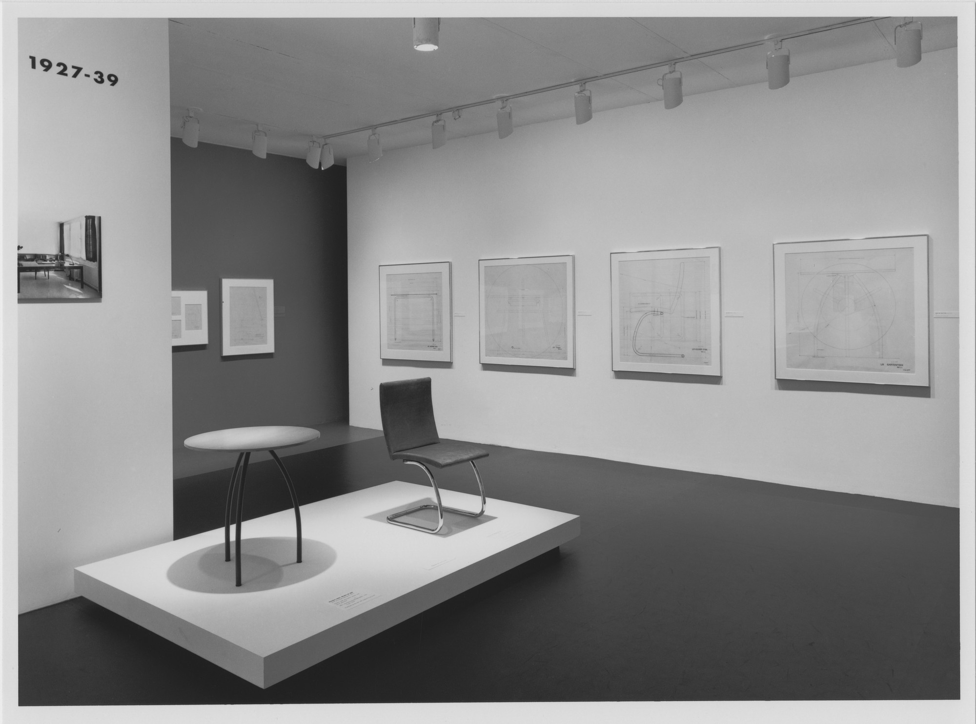 Installation view of the exhibition "Lilly Reich: Designer and ...
