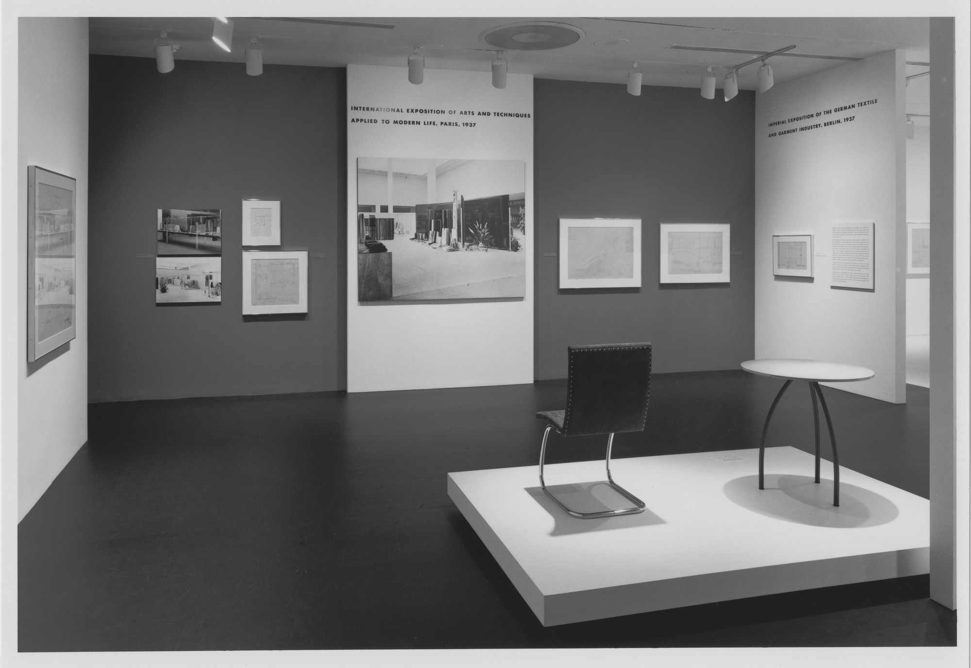 Installation view of the exhibition "Lilly Reich: Designer and ...