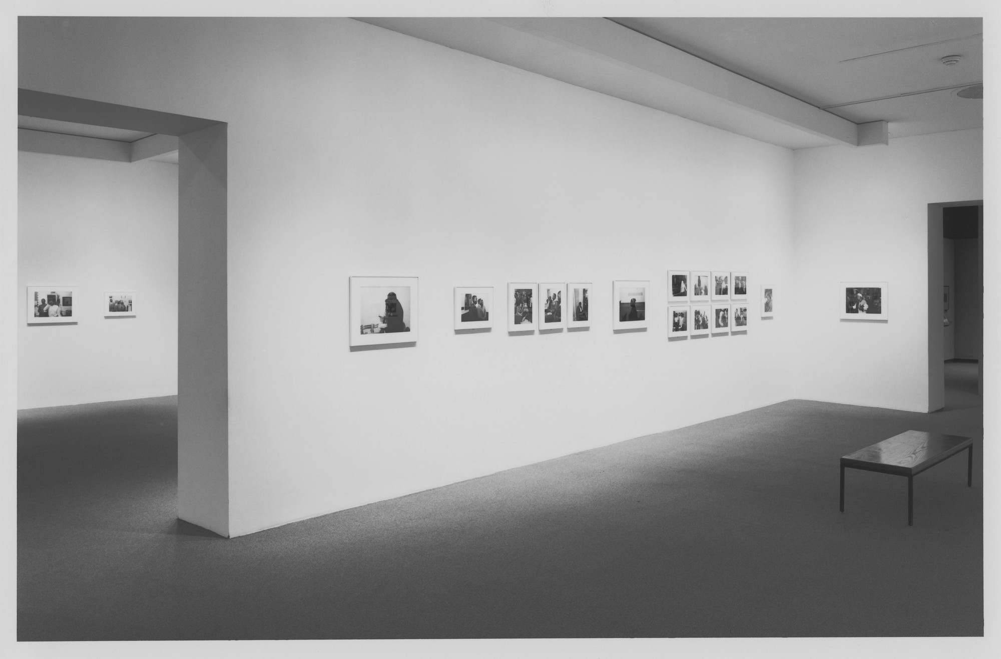 Installation view of the exhibition "Come Sunday: Photographs by Thomas ...