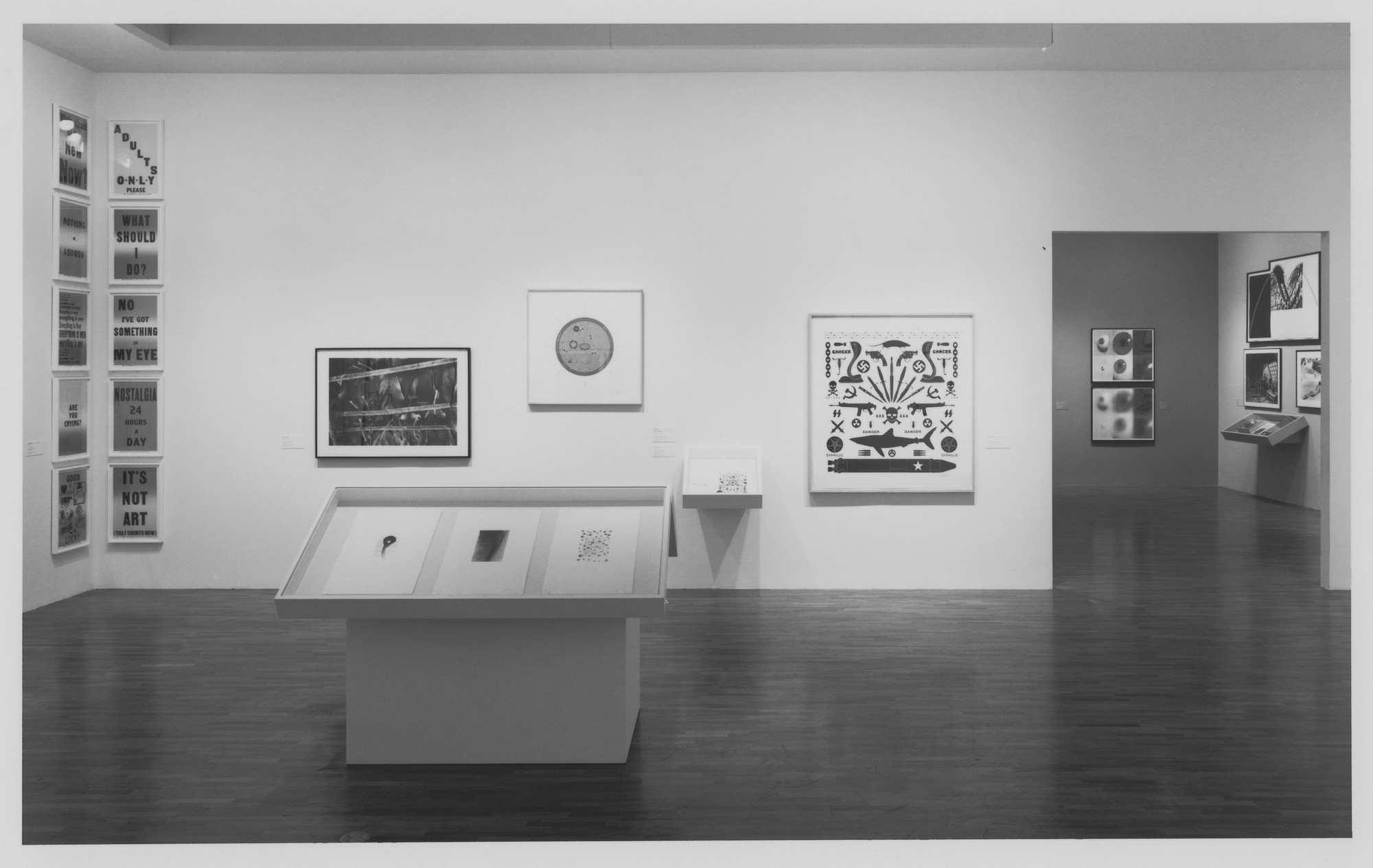 Installation view of the exhibition "Thinking Print: Books to ...