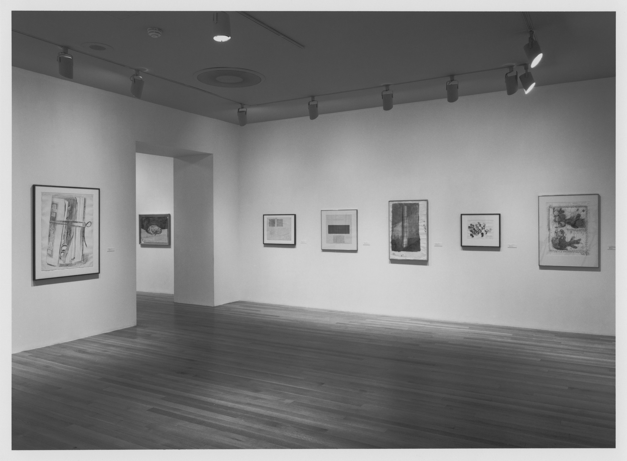 Installation view of the exhibition "From the Collection: A Century of American Drawings" | MoMA