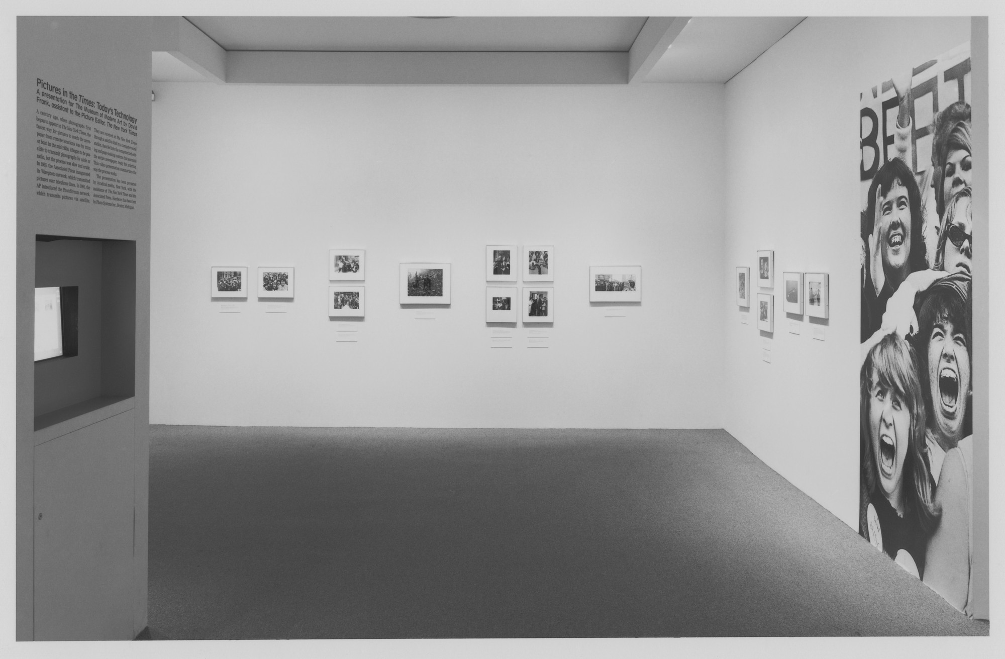 Installation view of the exhibition "Pictures of the Times: A Century ...