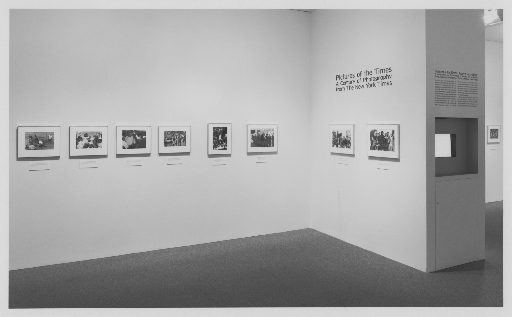 Installation view of the exhibition "Pictures of the Times: A Century ...