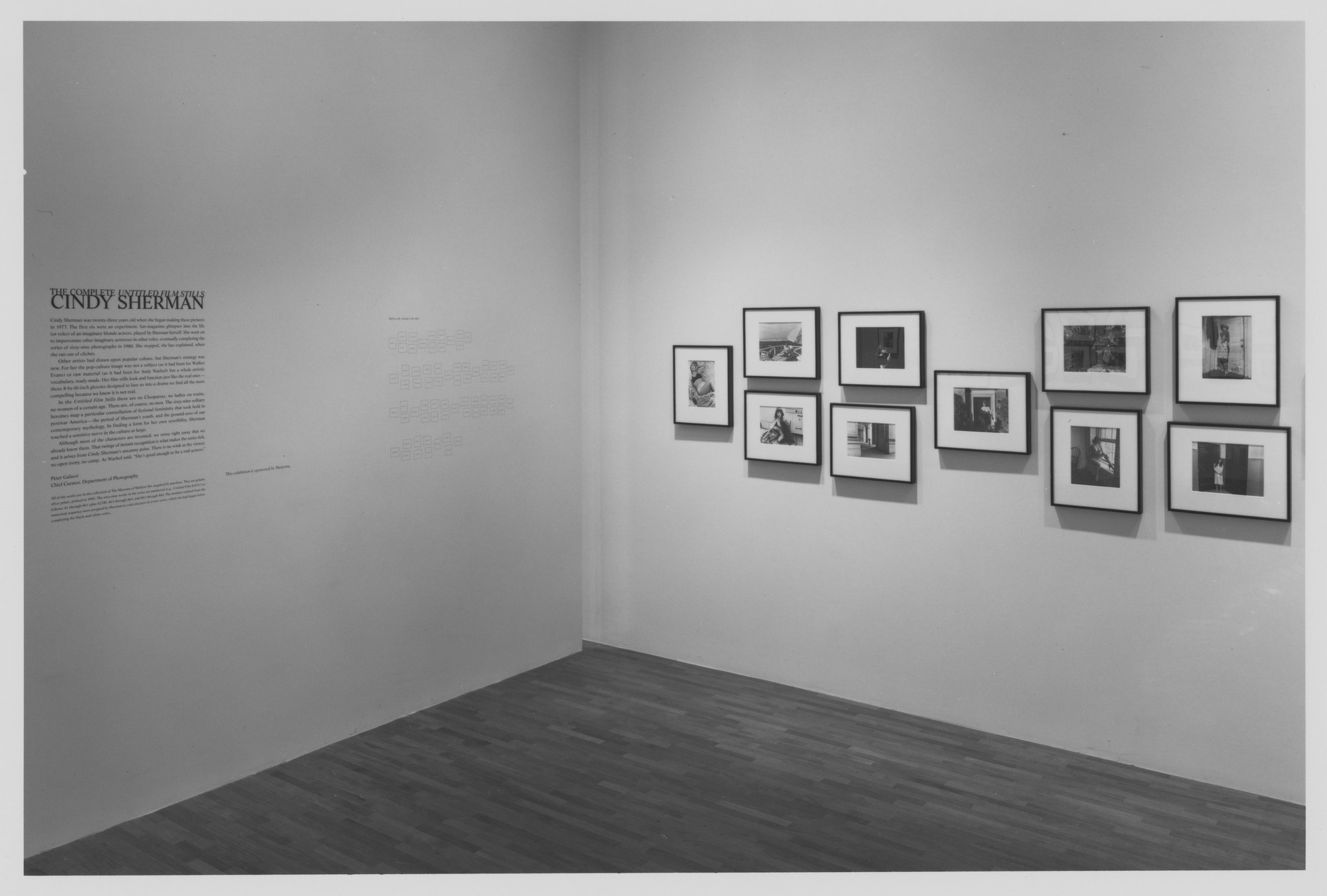 Installation view of the exhibition "Cindy Sherman: The Complete ...