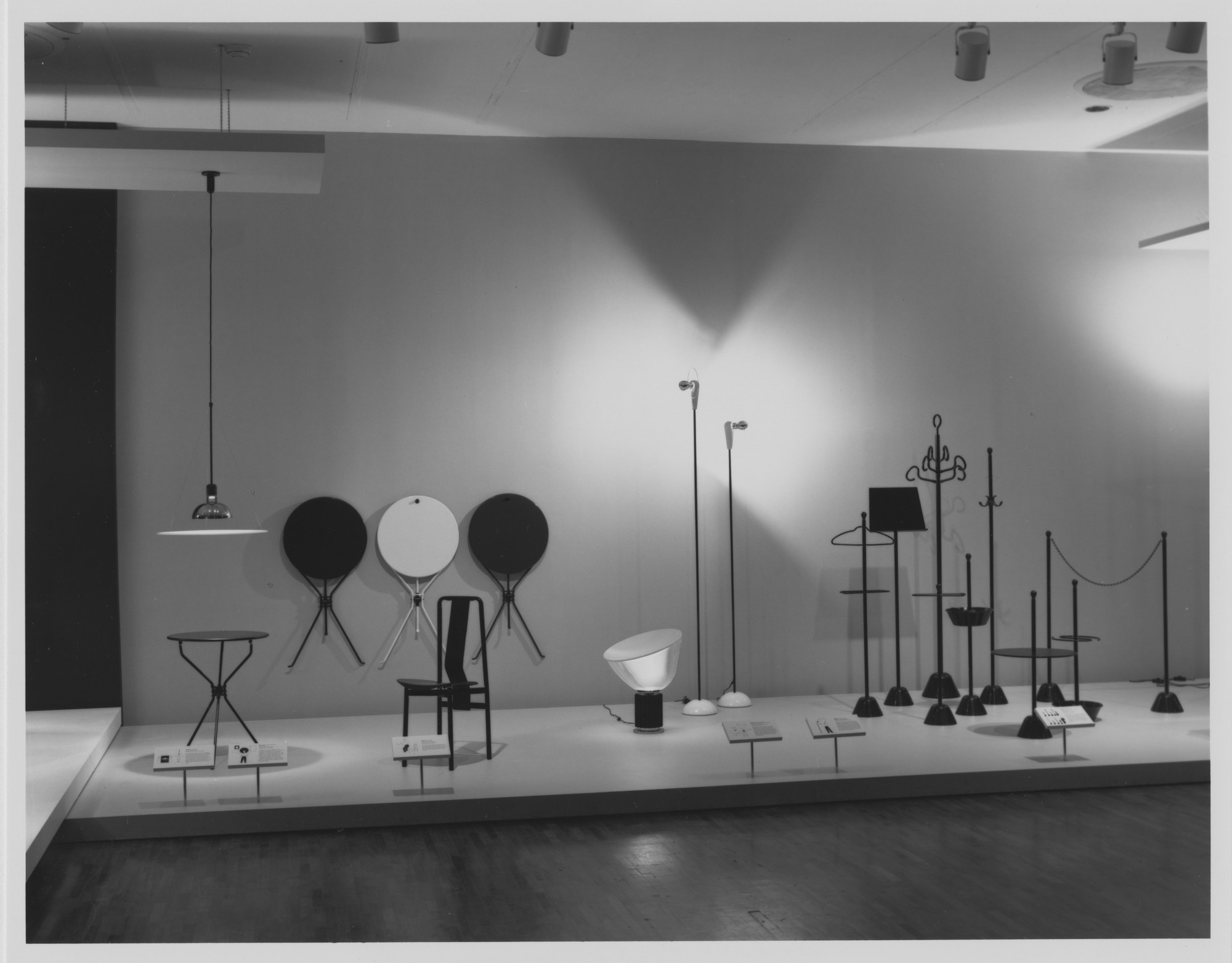 Installation view of the exhibition "Achille Castiglioni: Design!" | MoMA