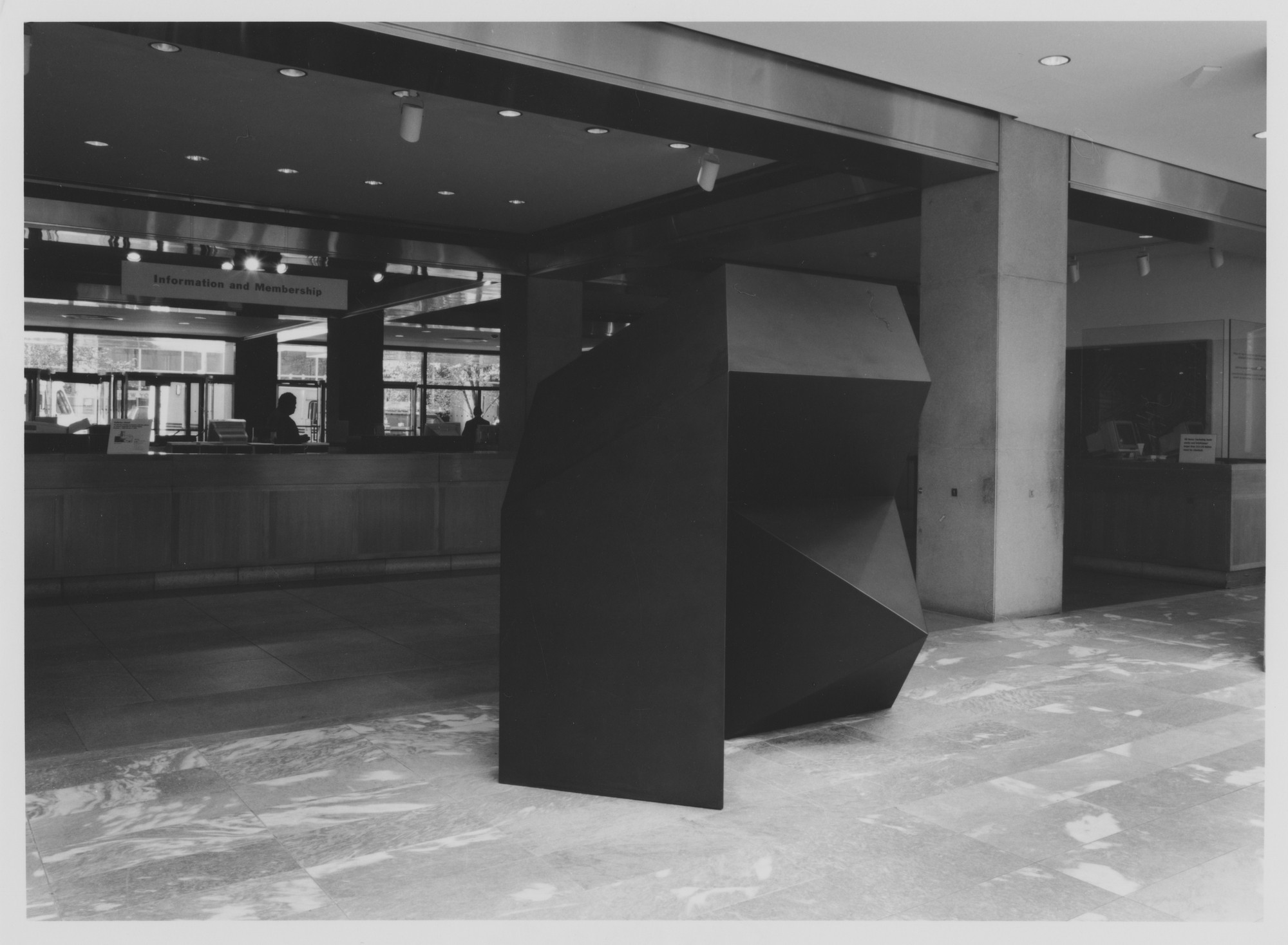 Installation view of the exhibition "Tony Smith " | MoMA