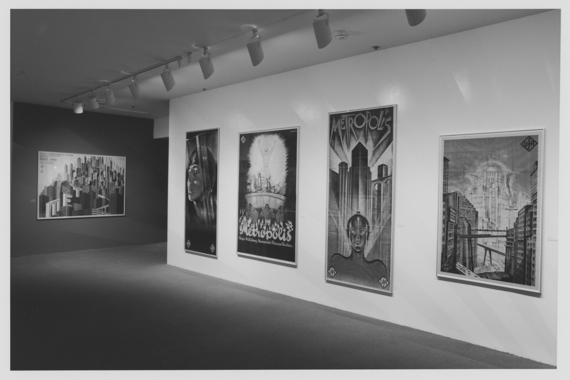 Installation view of the exhibition "UFA Film Posters, 1918 through ...