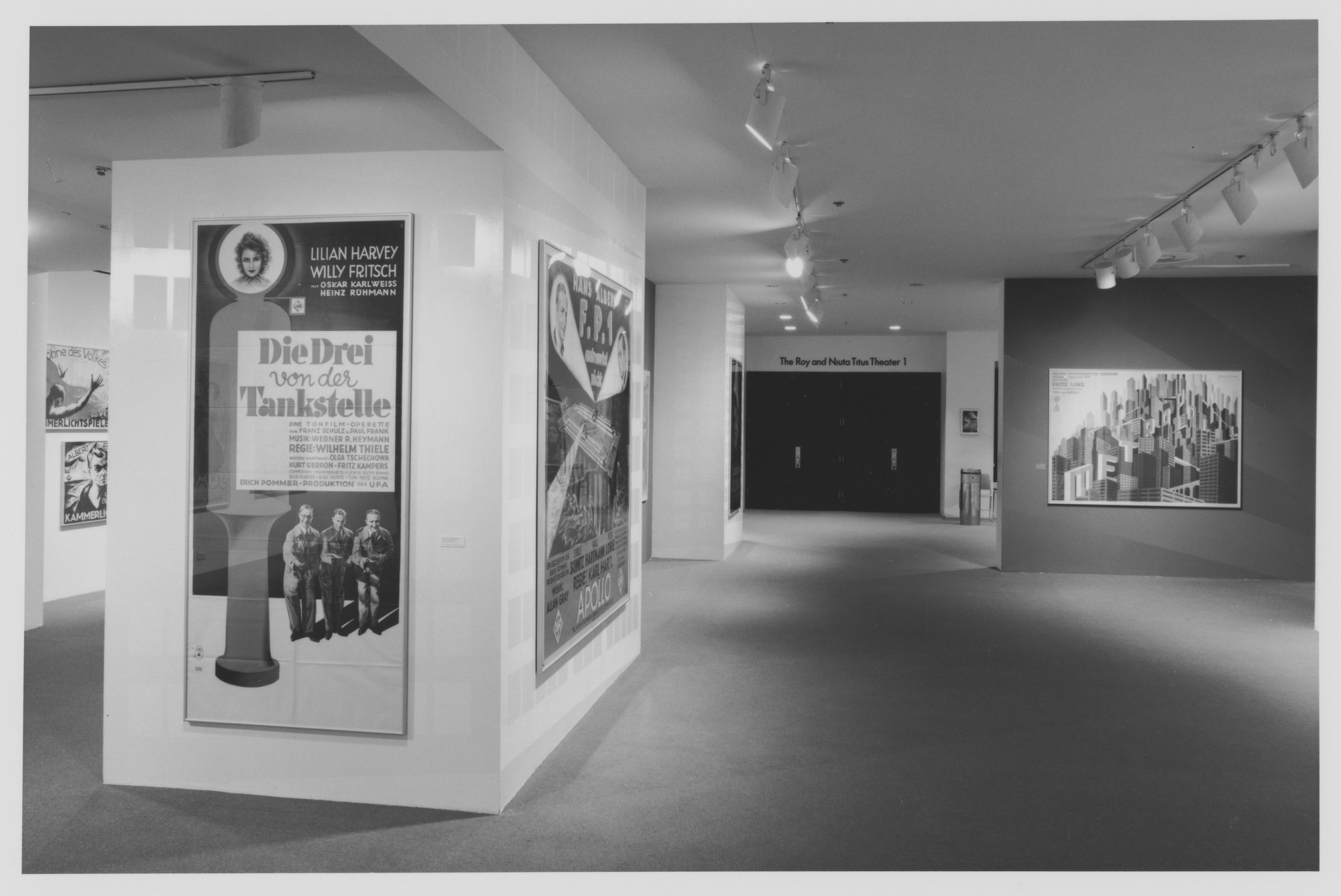 Installation view of the exhibition "UFA Film Posters, 1918 through ...