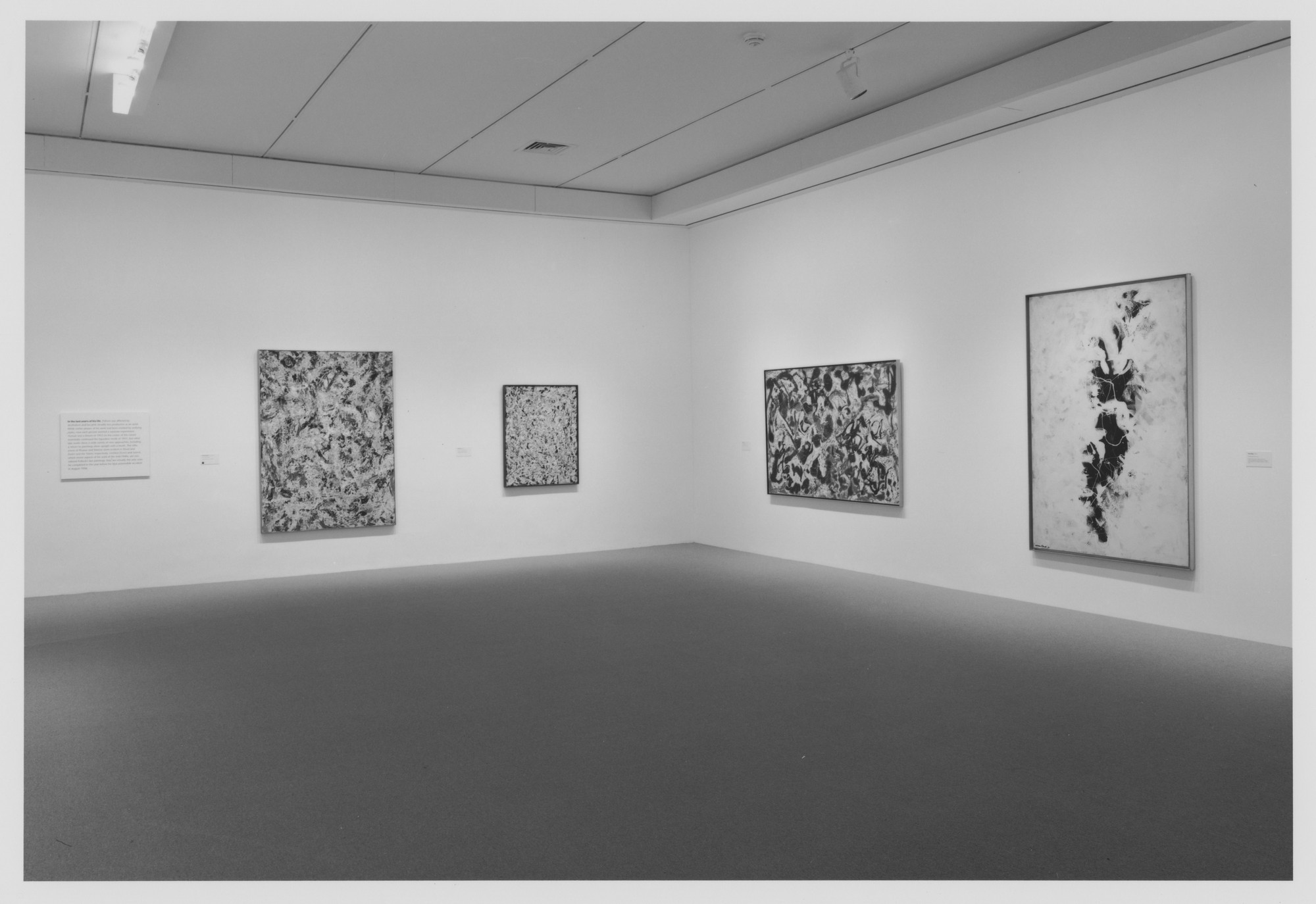 Installation view of the exhibition "Jackson Pollock " | MoMA