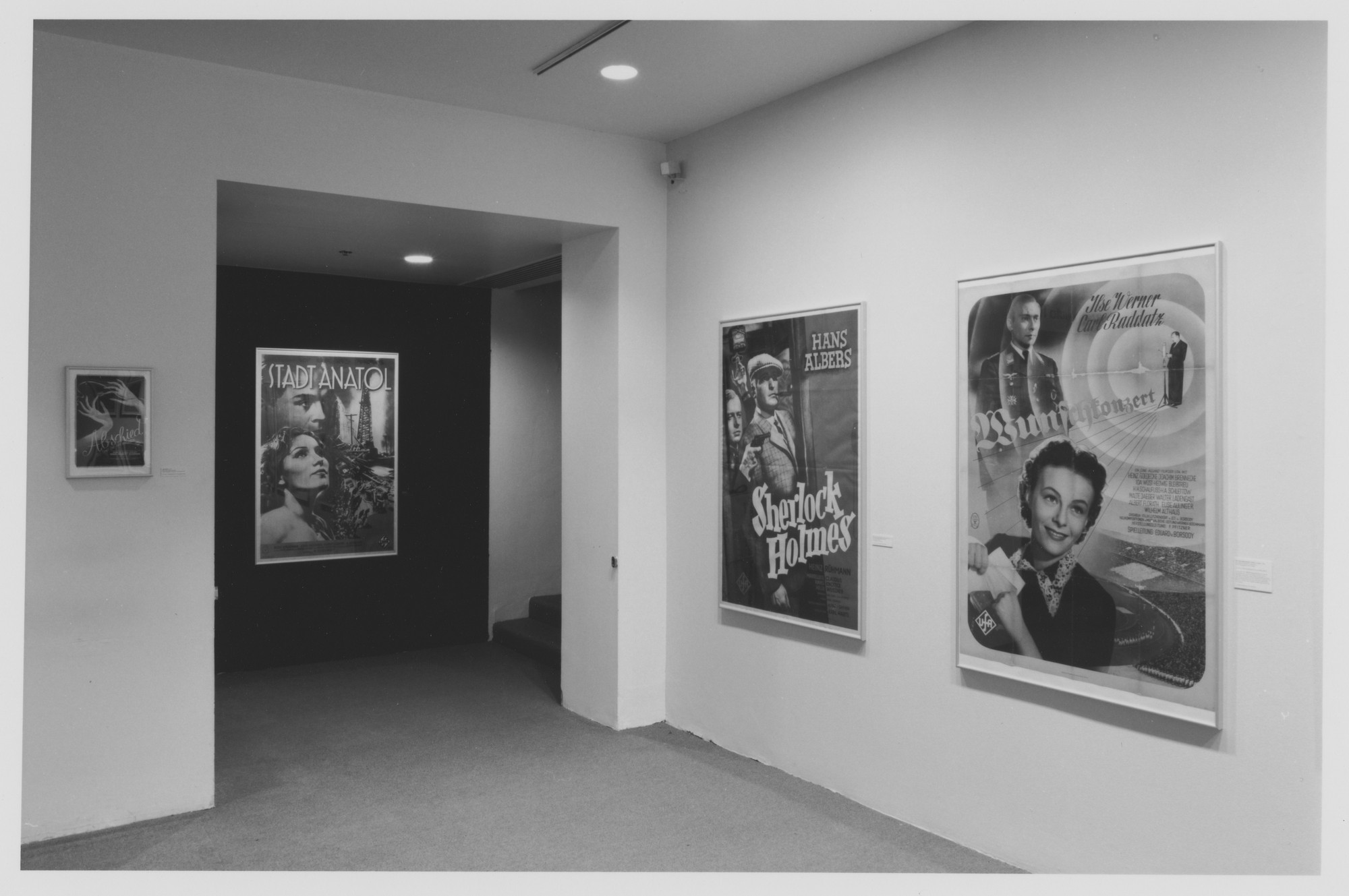 Installation view of the exhibition "UFA Film Posters, 1918 through ...