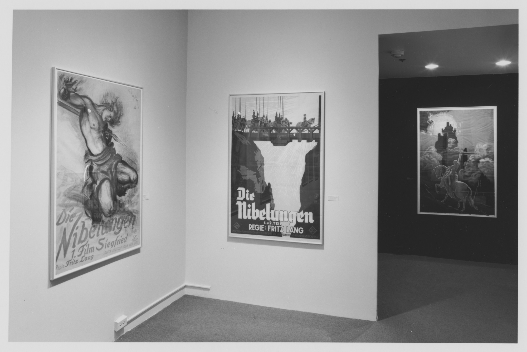 Installation view of the exhibition "UFA Film Posters, 1918 through ...