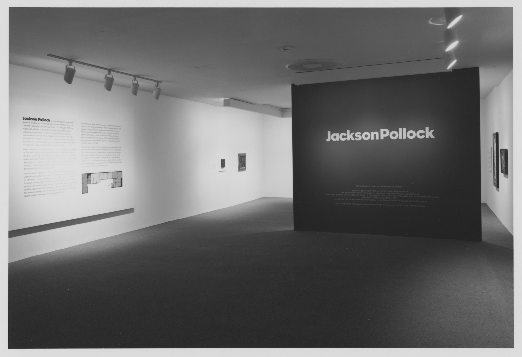 Installation view of the exhibition "Jackson Pollock " | MoMA