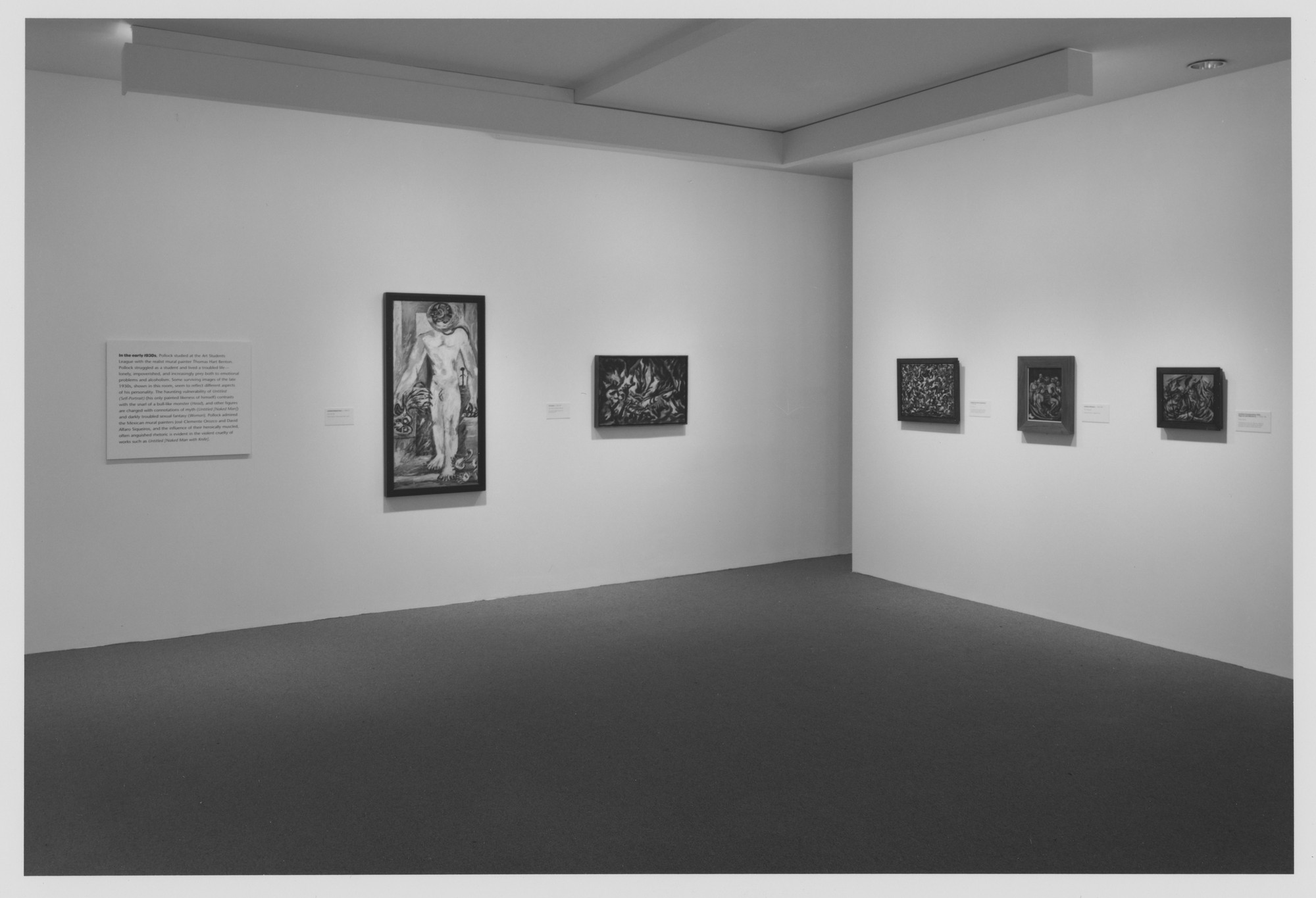 Installation view of the exhibition "Jackson Pollock " | MoMA