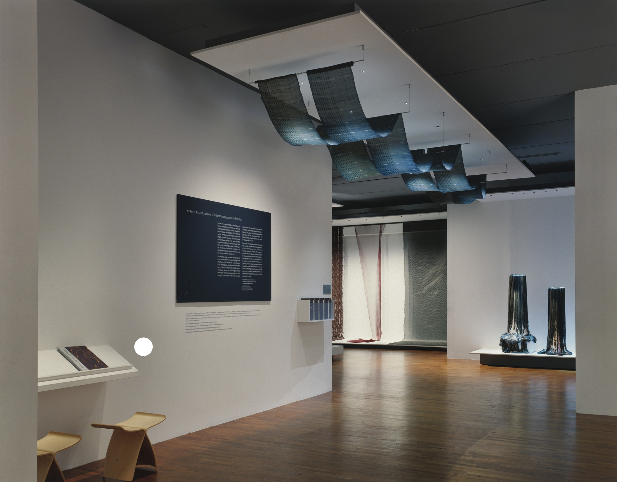 Installation view of the exhibition "Structure and Surface ...