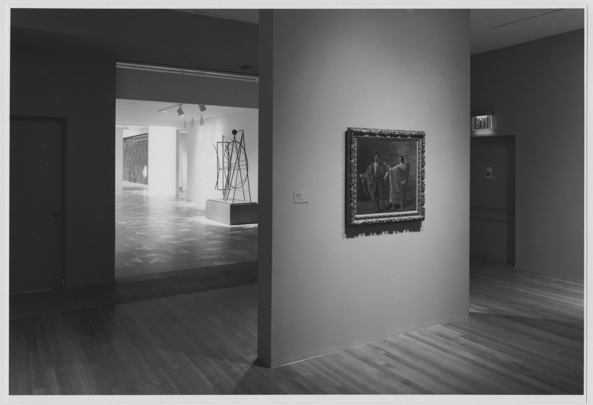 Installation view of the exhibition "Actors, Dancers, Bathers, " in the ...