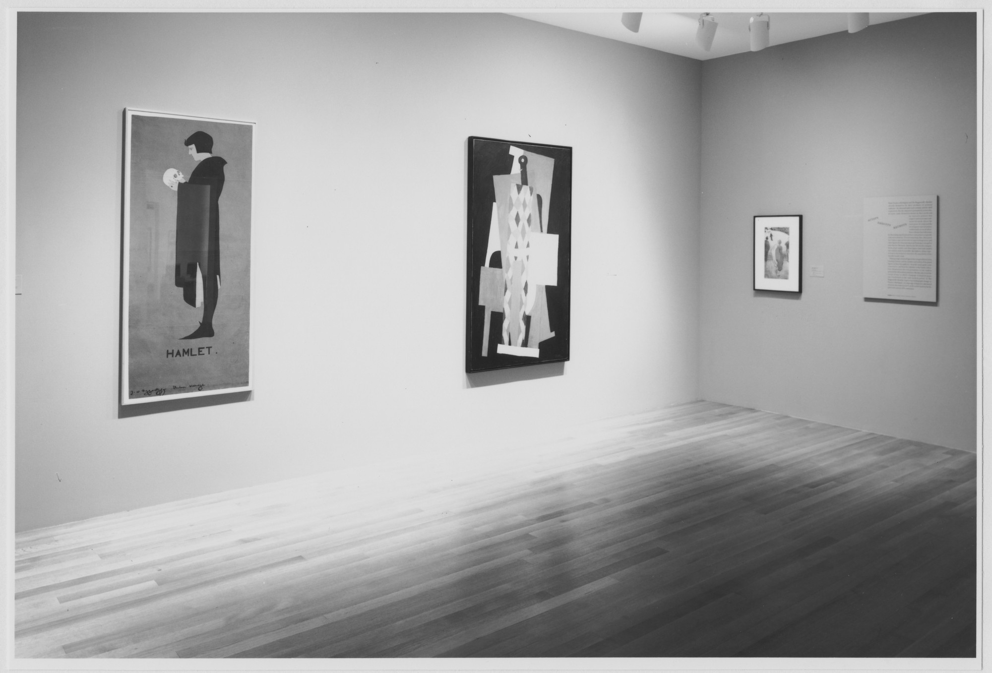 Installation view of the exhibition "Actors, Dancers, Bathers, " in the ...