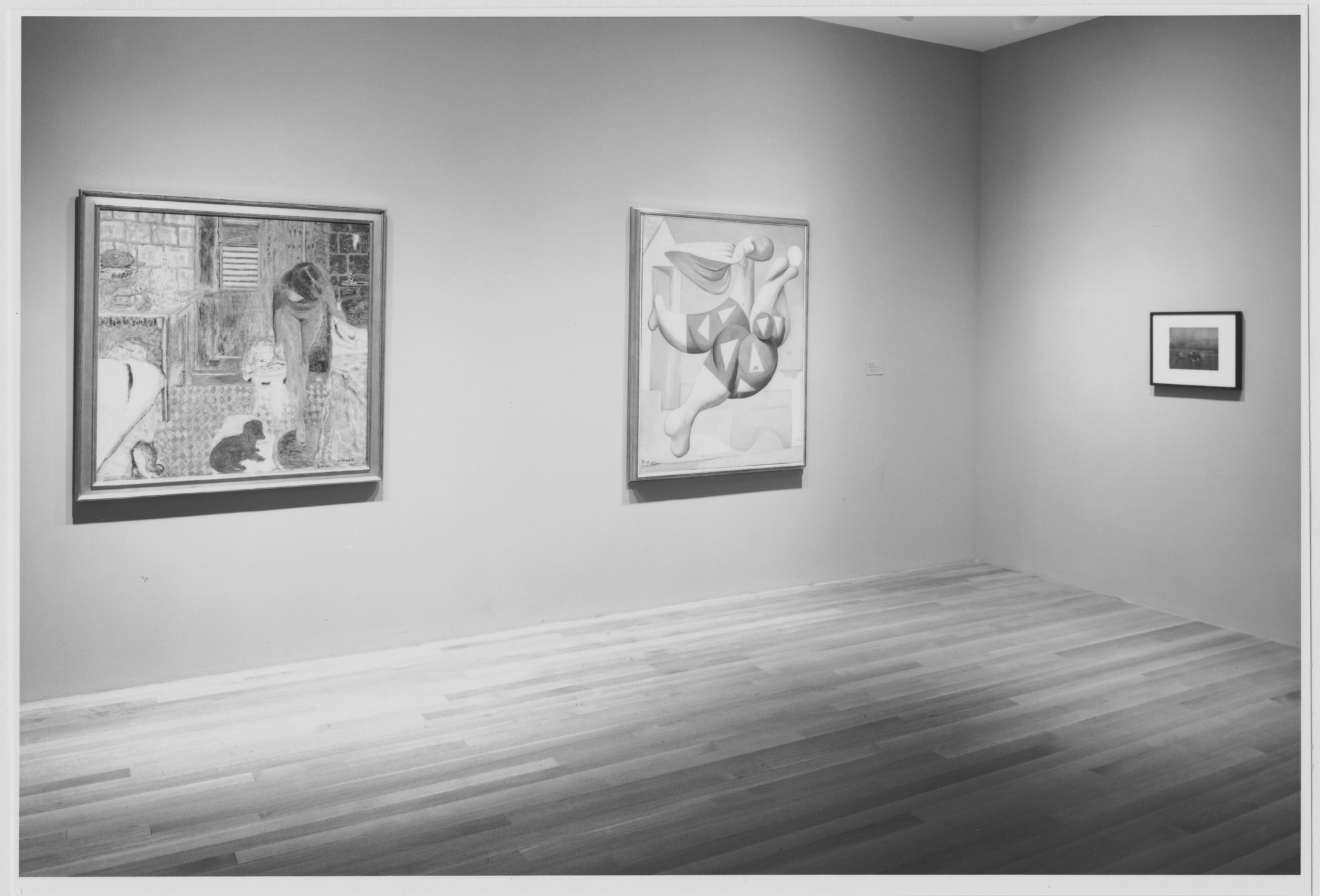 Installation view of the exhibition "Actors, Dancers, Bathers, " in the ...