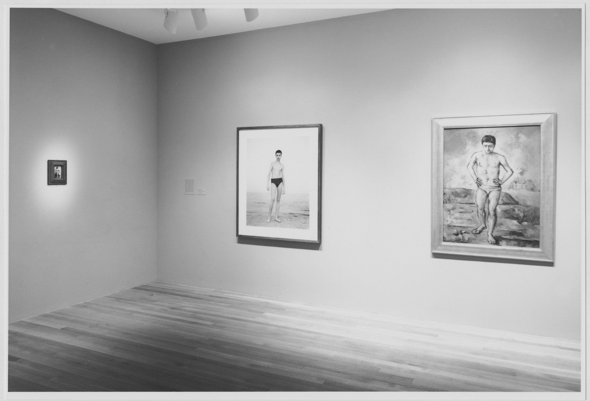 Installation view of the exhibition "Actors, Dancers, Bathers, " in the ...
