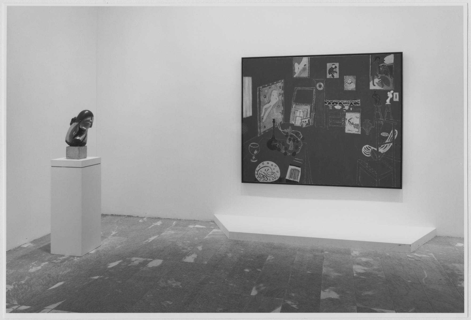 Installation view of the exhibition "Modern Starts: Things, " in the ...
