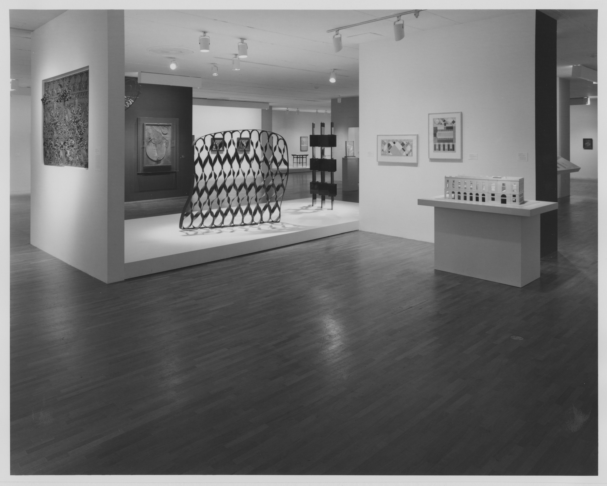 Installation view of the exhibition "Modern Starts: Things, " in the ...