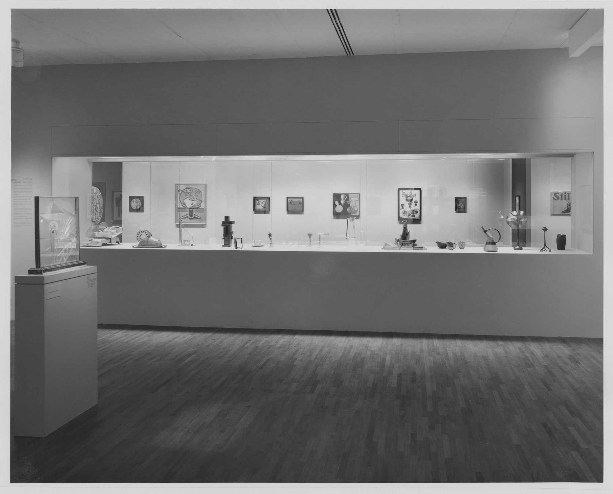 Installation view of the exhibition "Modern Starts: Things, " in the ...