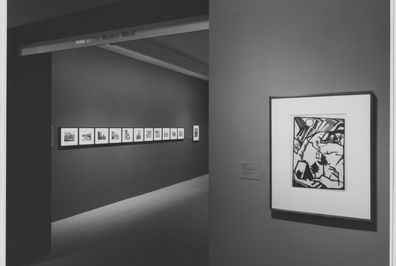 Erich Heckel. Driving Snow (Schneetreiben) from the portfolio Eleven ...