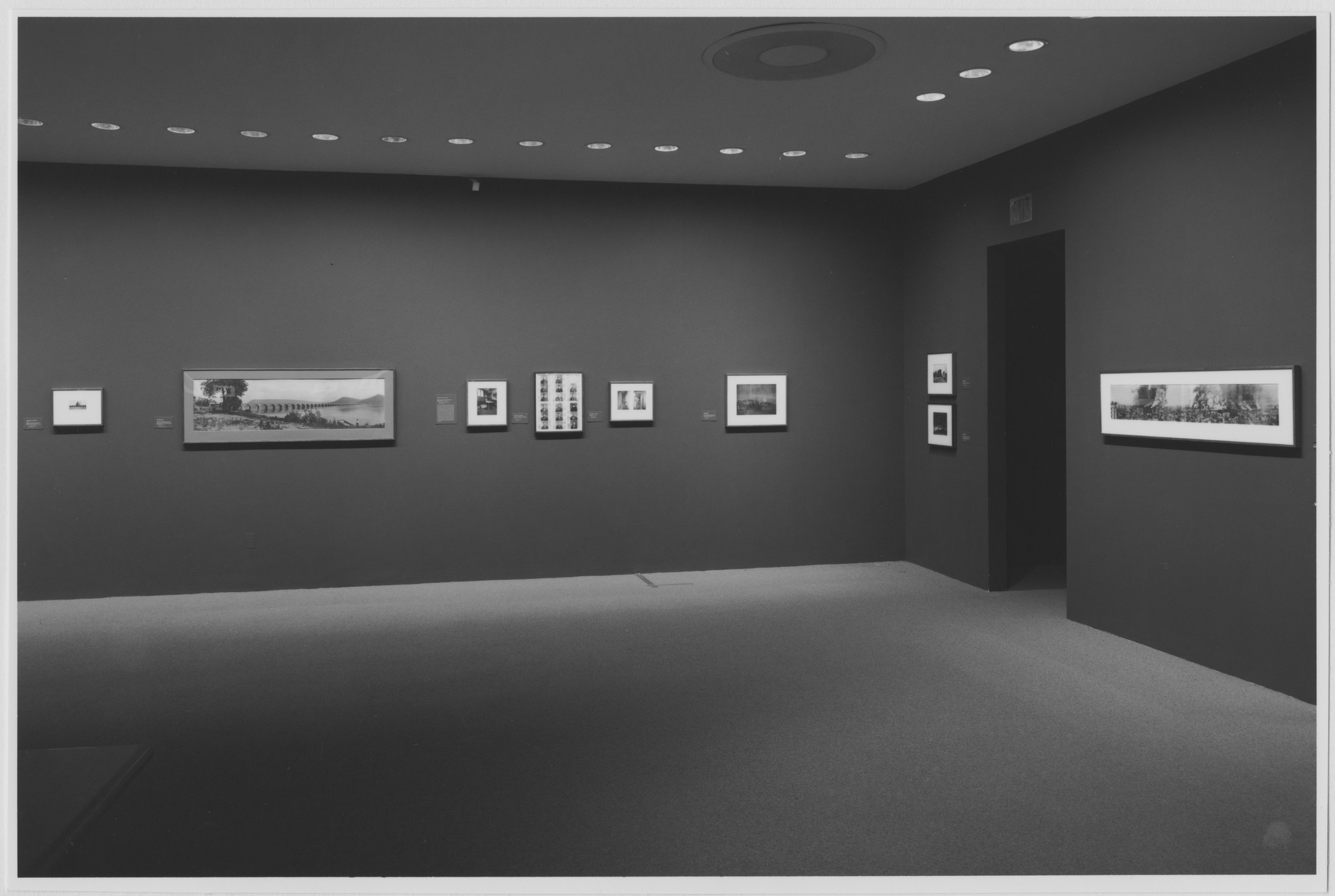 Installation view of the exhibition "Rise of the Modern World, " in the ...