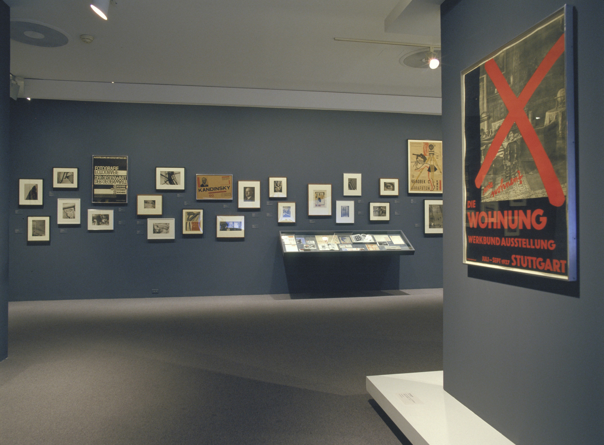 Installation view of the exhibition "Graphic- Photographic," in the ...