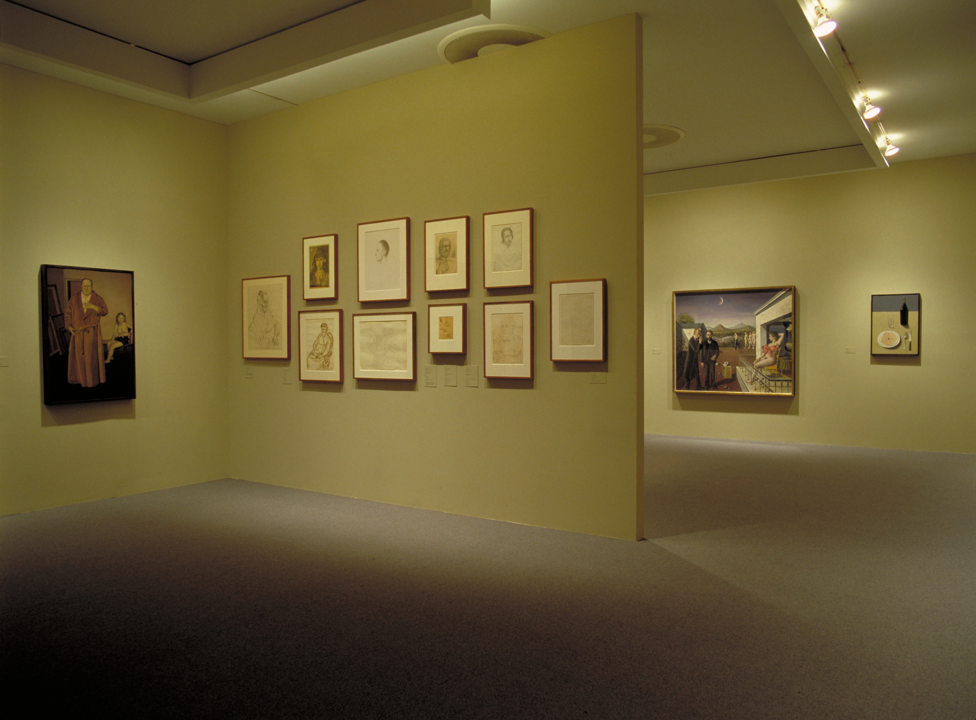 Installation view of the exhibition "Modern Art Despite Modernism," in ...