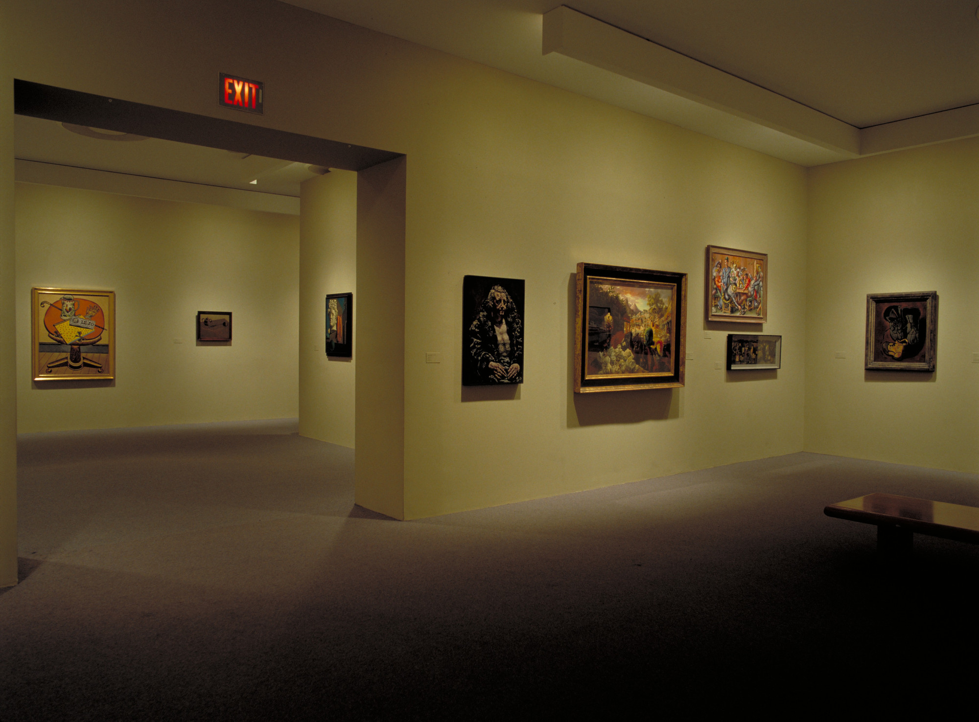 Installation view of the exhibition "Modern Art Despite Modernism," in ...