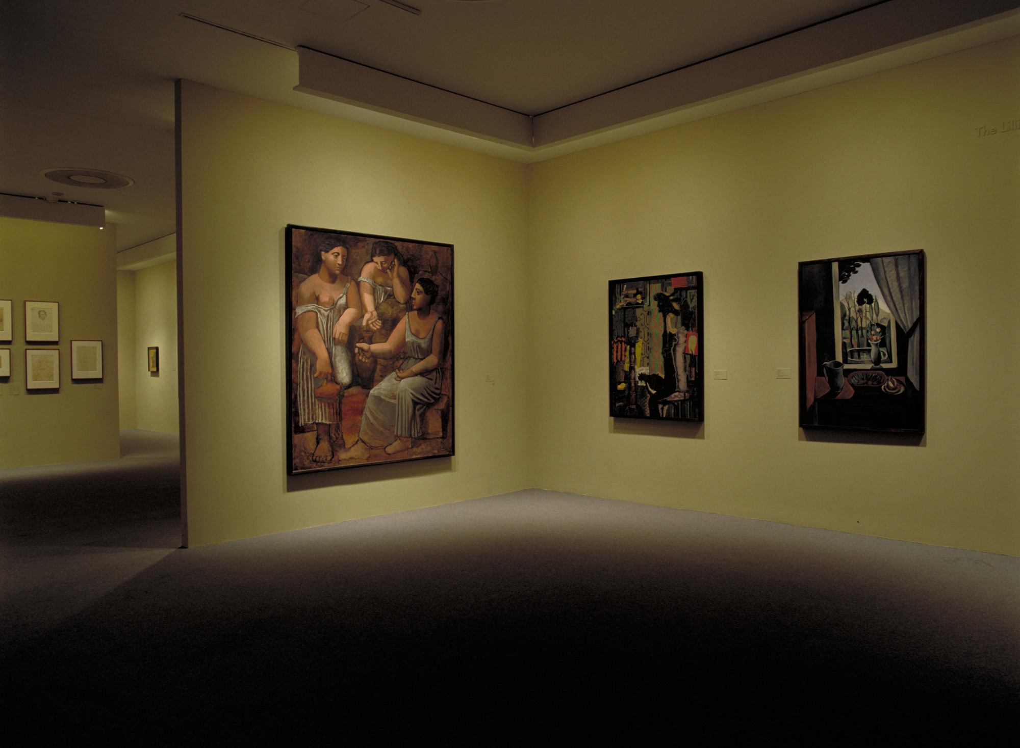 Installation view of the exhibition "Modern Art Despite Modernism," in ...