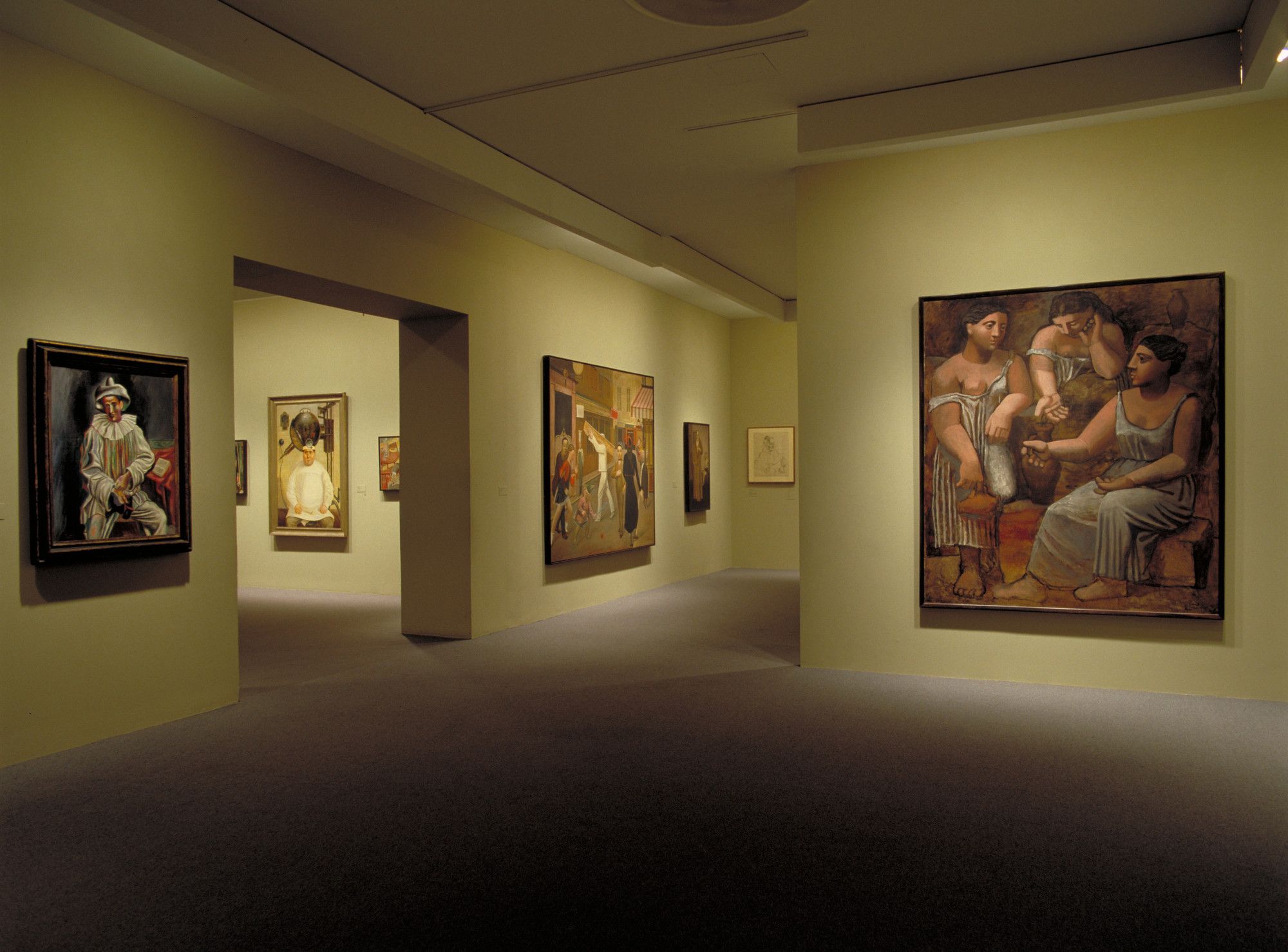 Installation view of the exhibition "Modern Art Despite Modernism," in ...