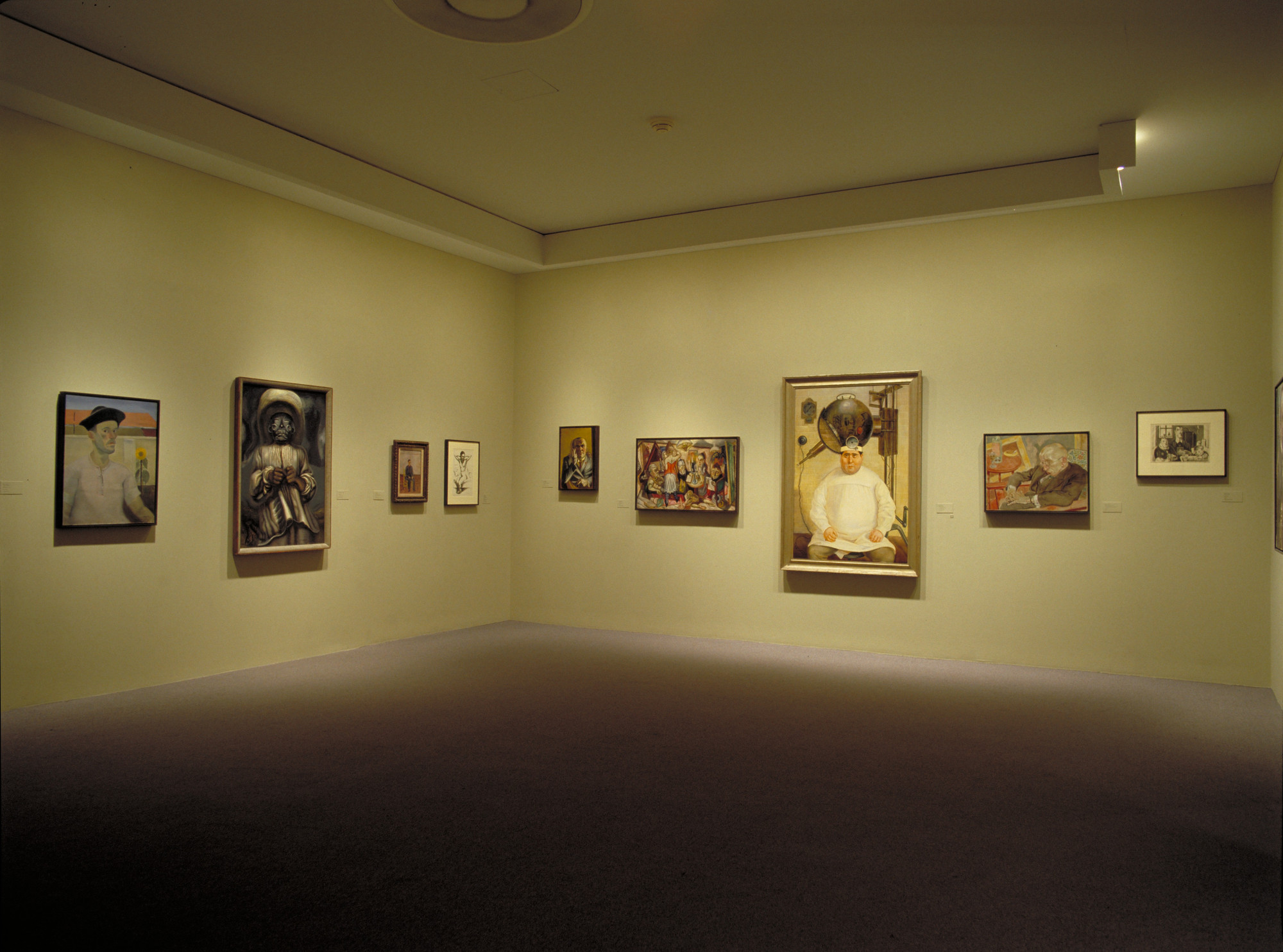Installation view of the exhibition "Modern Art Despite Modernism," in ...