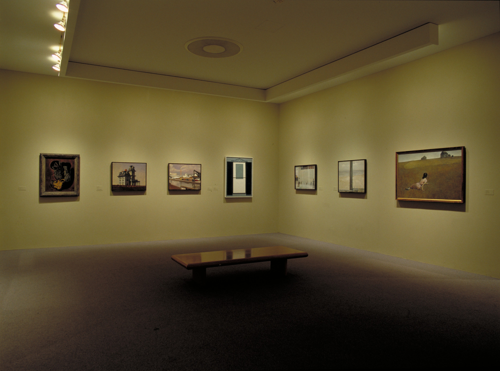 Installation view of the exhibition "Modern Art Despite Modernism," in ...