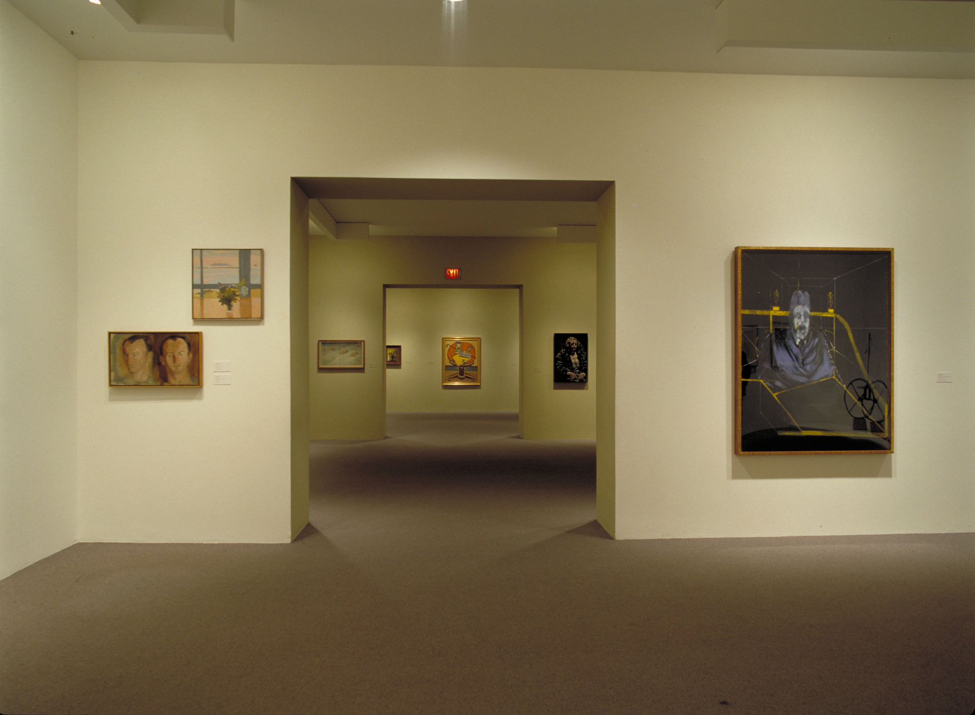 Installation view of the exhibition "Modern Art Despite Modernism," in ...